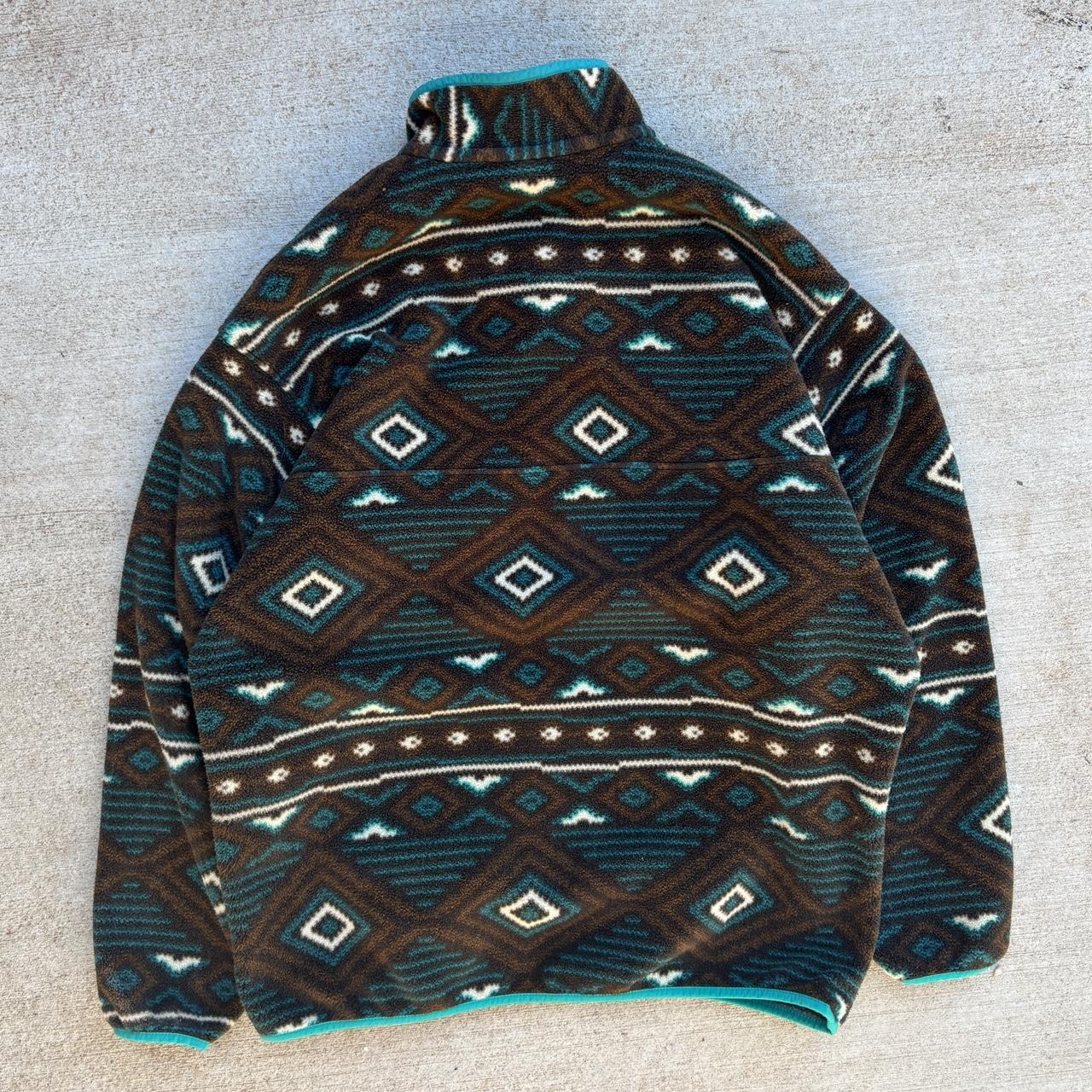 patagonia synchilla fleece aztec tribal... | Depop