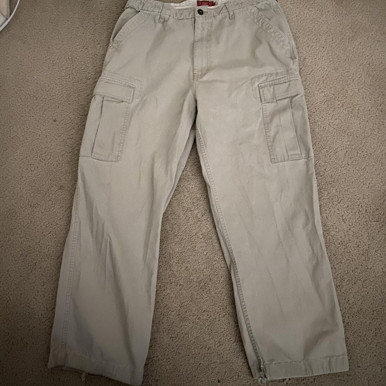 Chaps Men's Tan Jeans | Depop