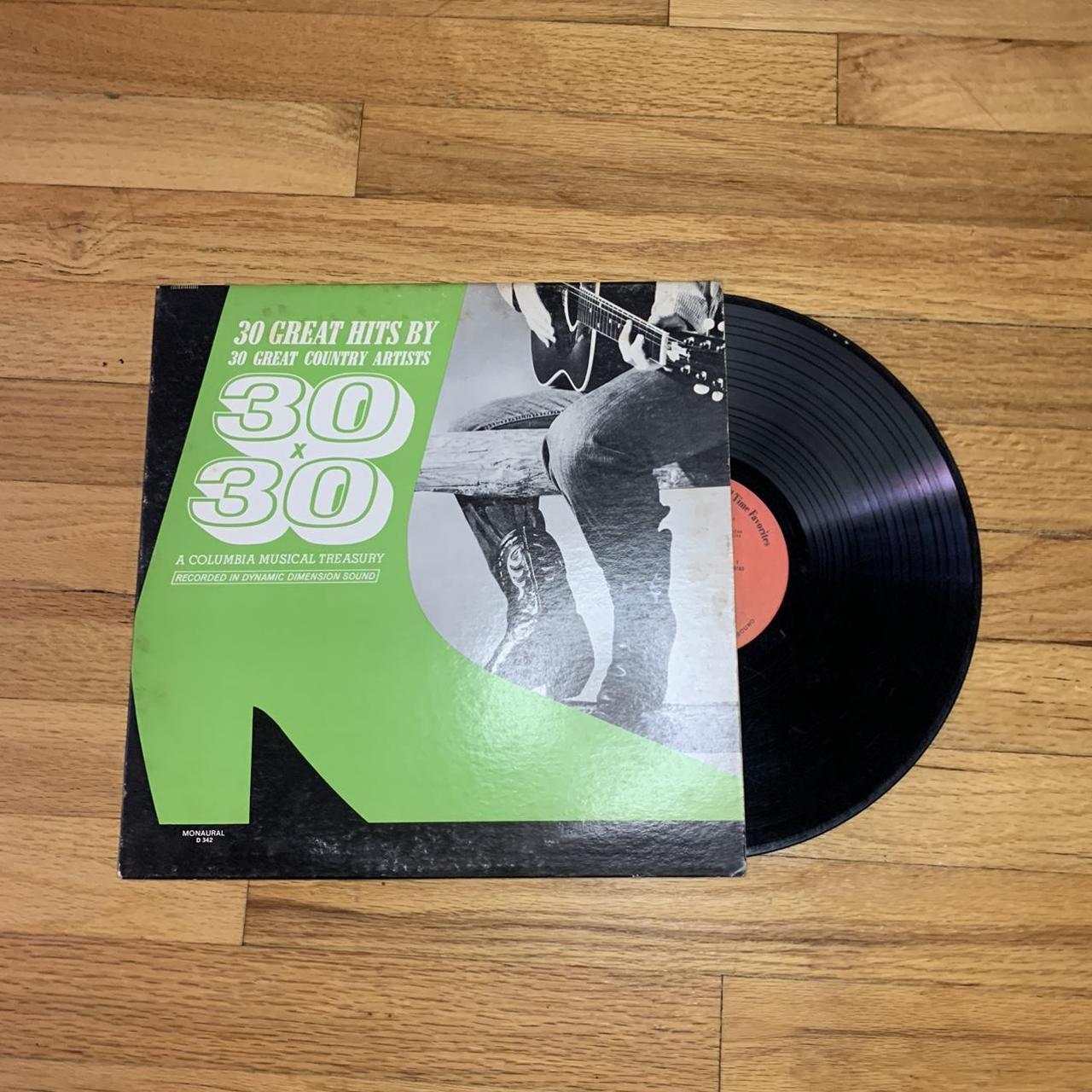 30v30 Country Old Hits vinyl works good tested has... - Depop