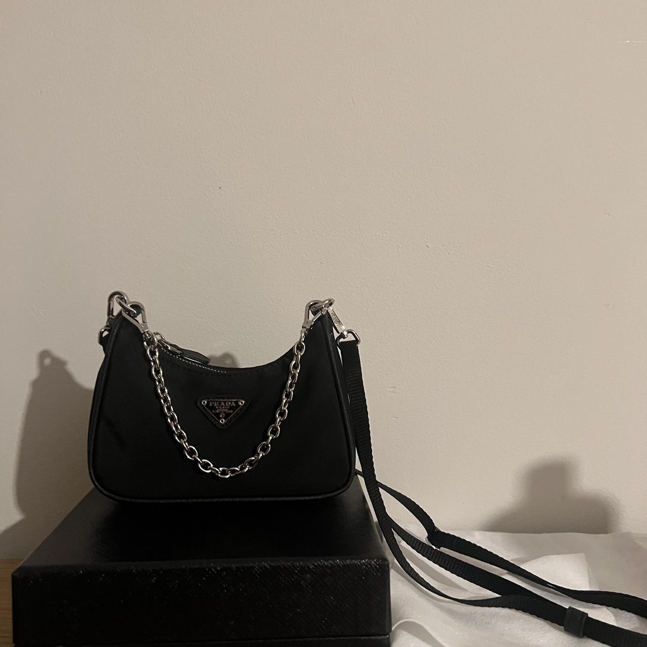 Prada baby/ mini nylon re-edition bag - Rare/... - Depop