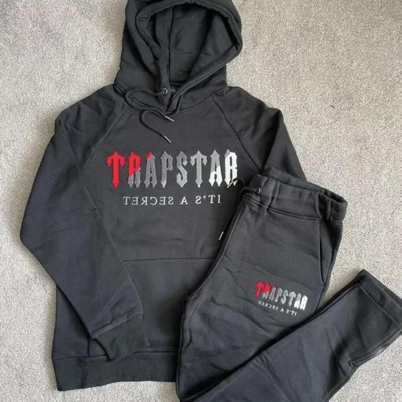 Red white and grey trapstar set - Depop