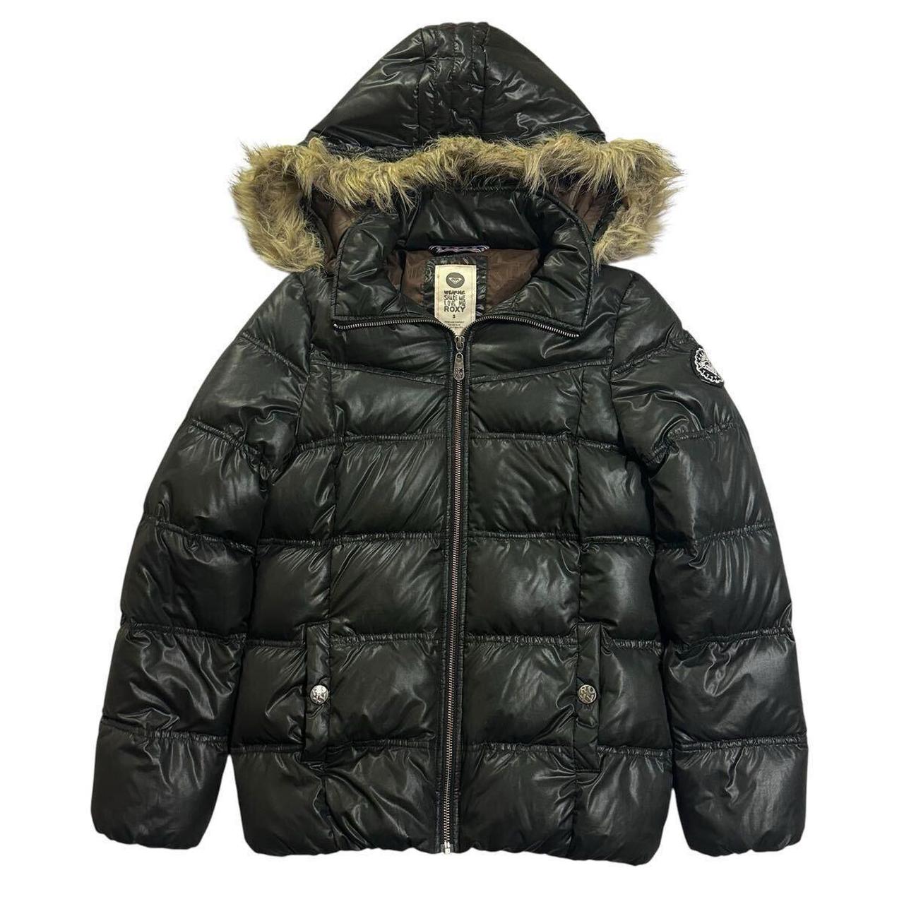 Japanese Label fur puffer jacket Shoulder width... | Depop