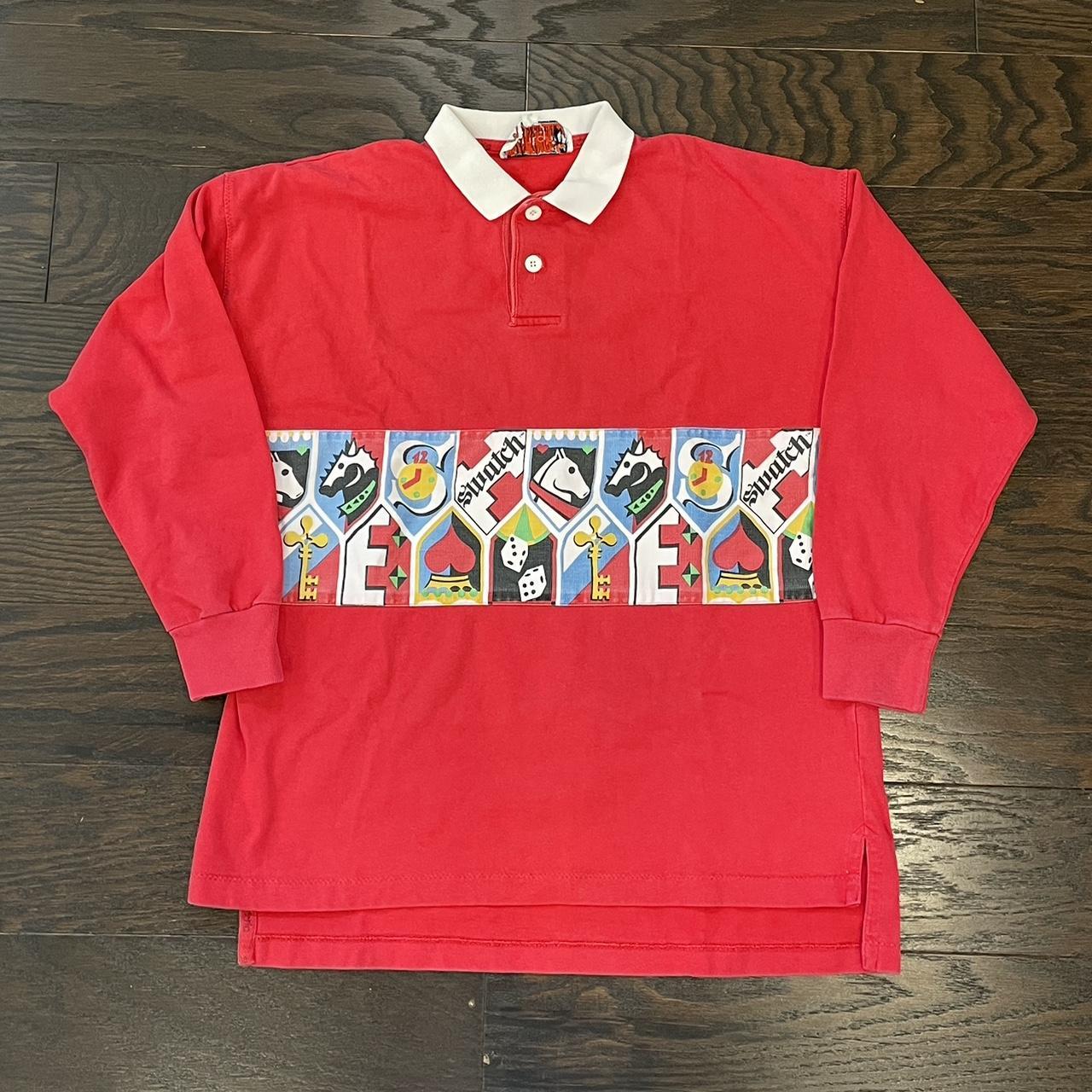 🔥 Vintage Swatch Rugby Polo Shirt🔥 - Size: M (No... - Depop