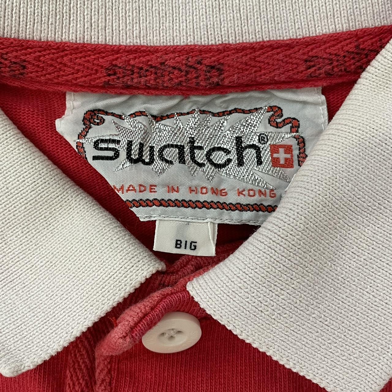 🔥 Vintage Swatch Rugby Polo Shirt🔥 - Size: M (No... - Depop