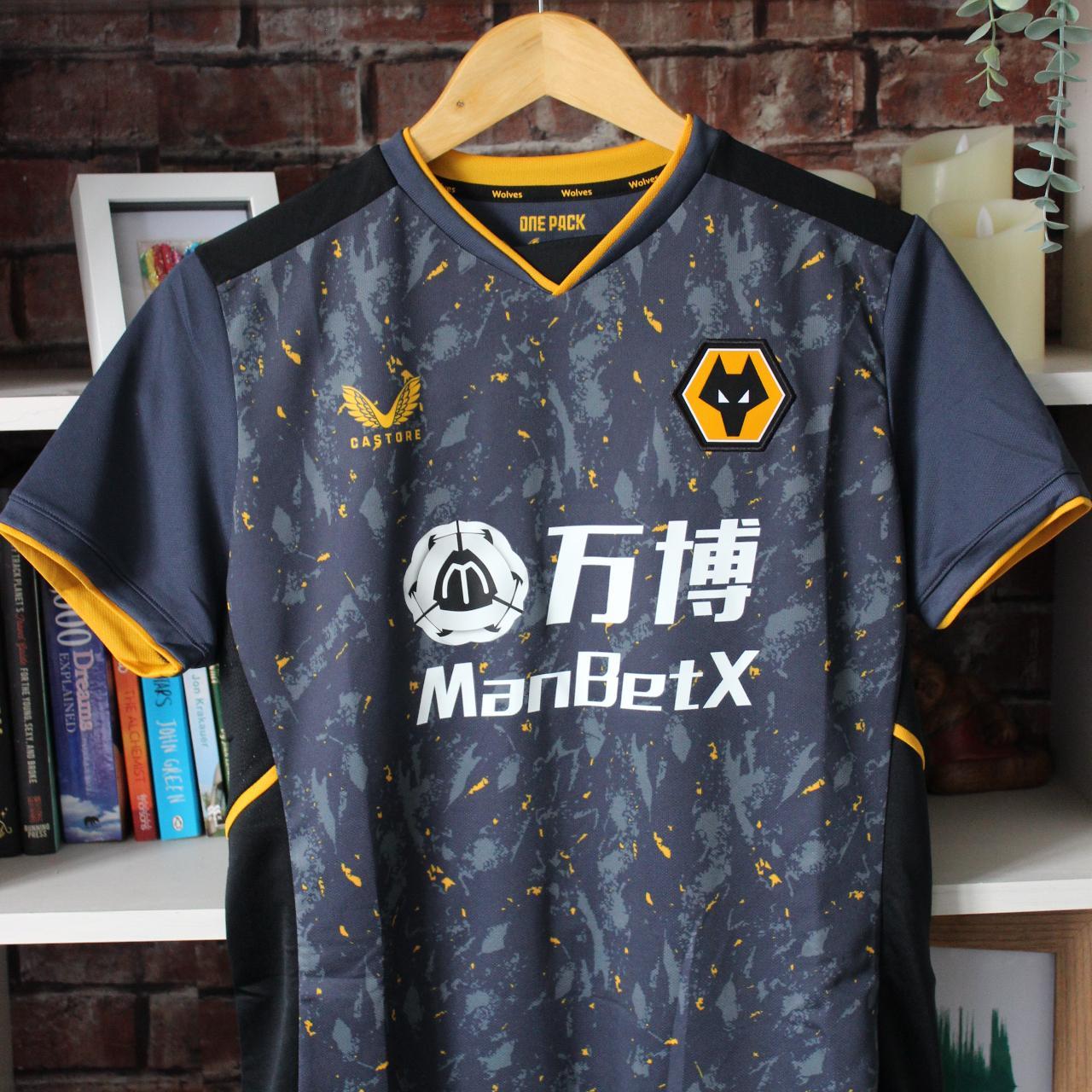 Wolverhampton 2021/22 Away Shirt. Castore football... - Depop