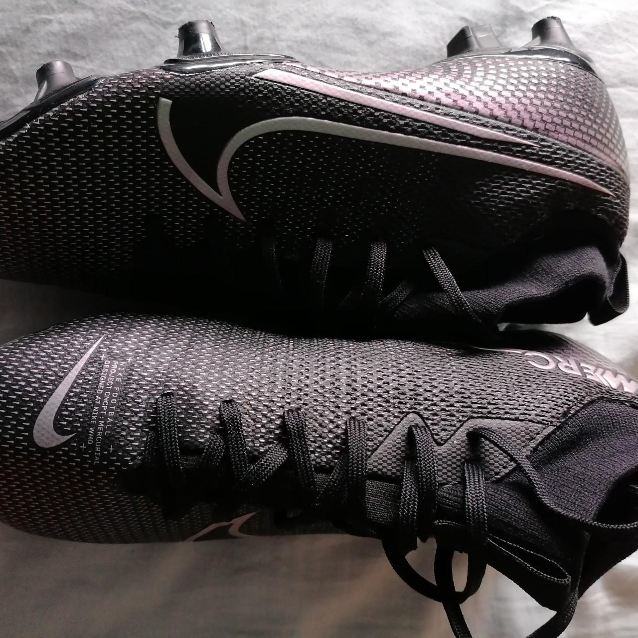 Nike Merc Black Football Boots Size 5 UK Blades /... - Depop
