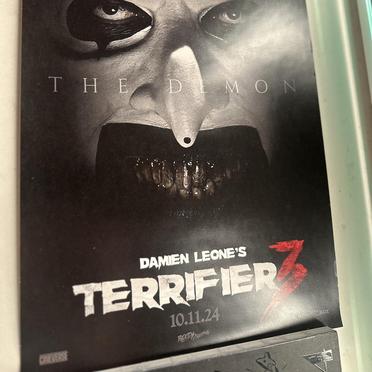 Terrifier 3 Movie Poster 11X17 “The Demon” The... | Depop