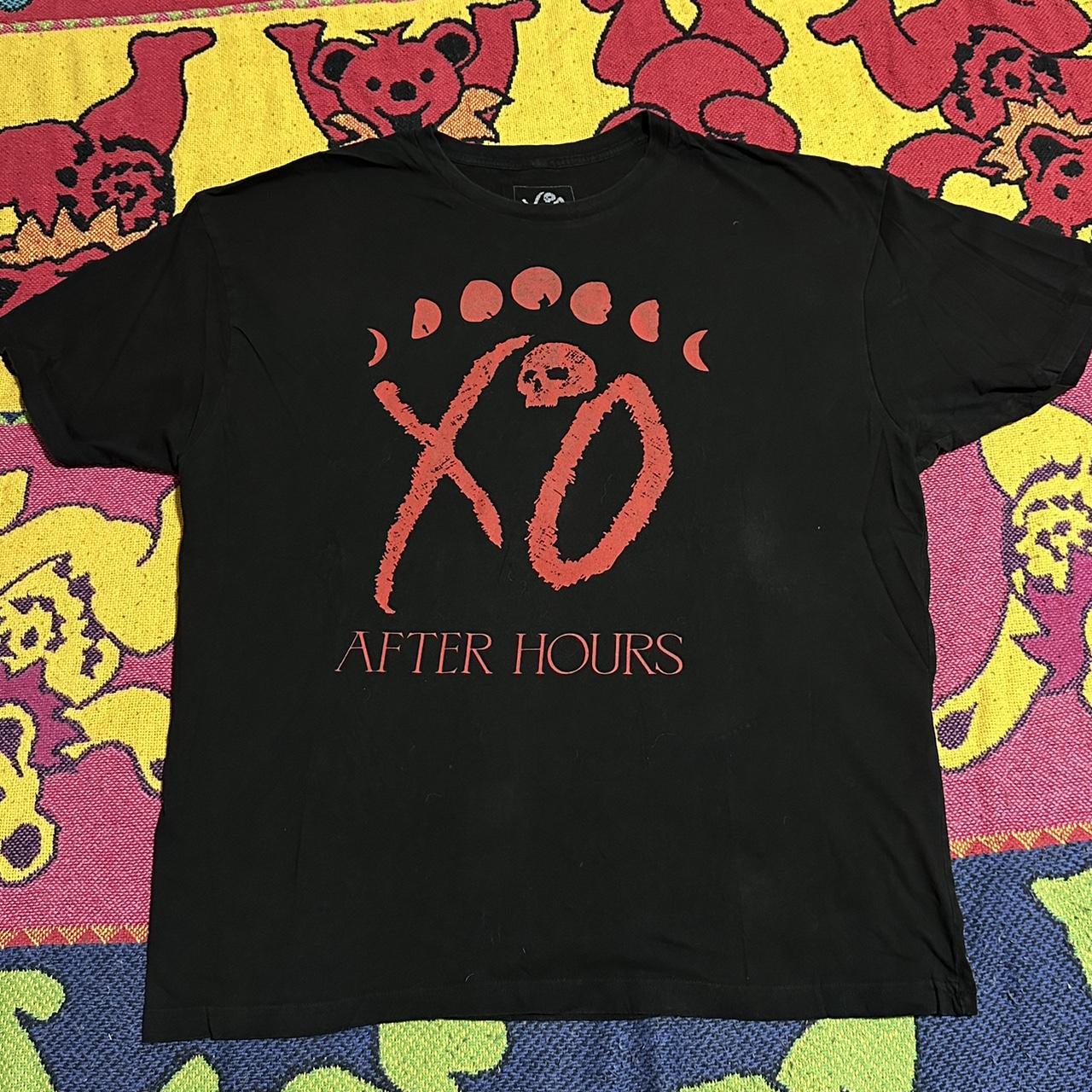 The Weeknd after hours official tour merch size... - Depop