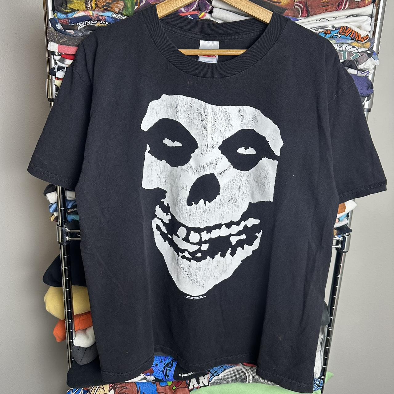 2000s Misfits Band Tee Double Sided Size Large... | Depop