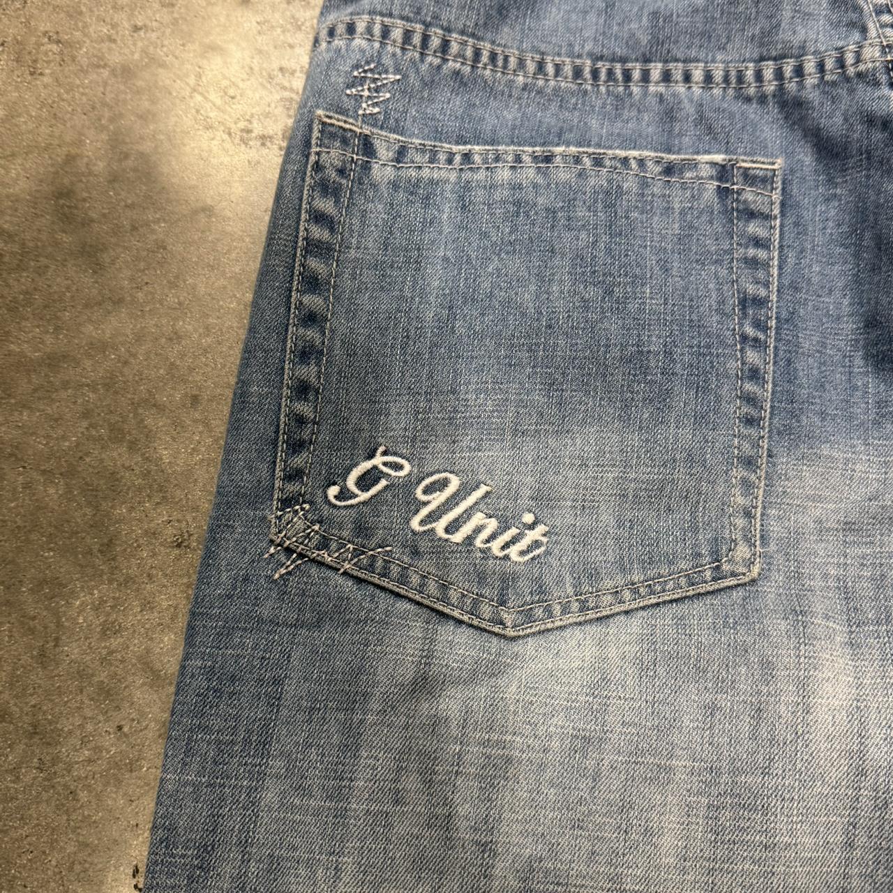 Vintage Embroidered G UNIT Jeans 36 Gangster as... | Depop