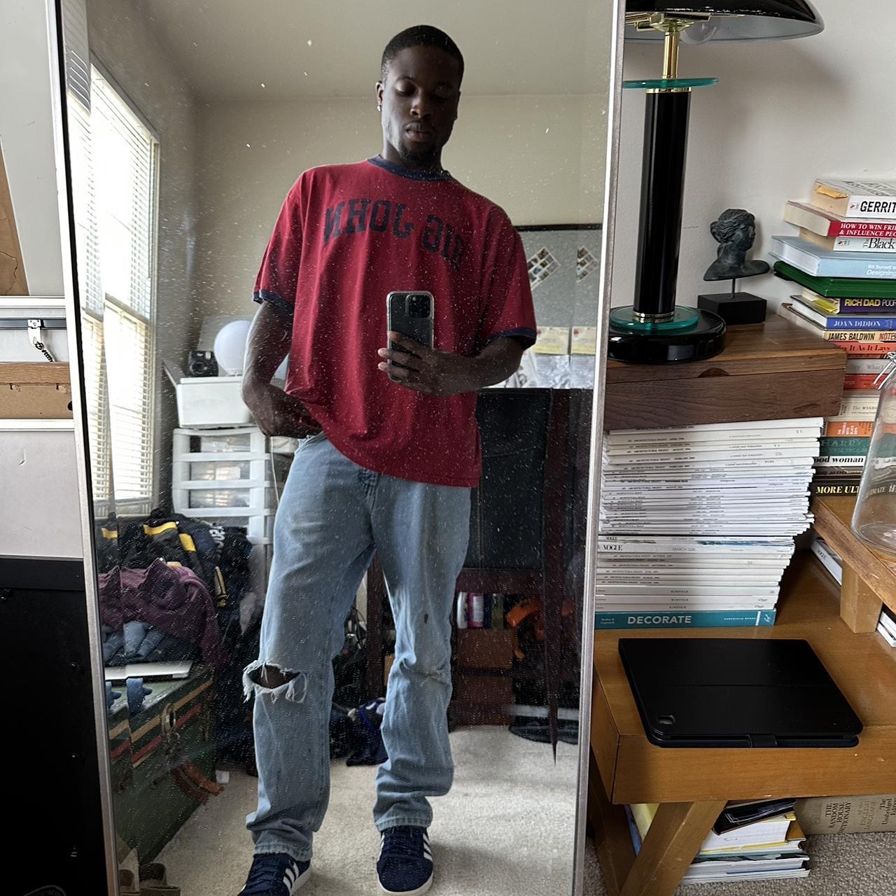 Big John ringer T-shirt Size XL feel free to ask... - Depop