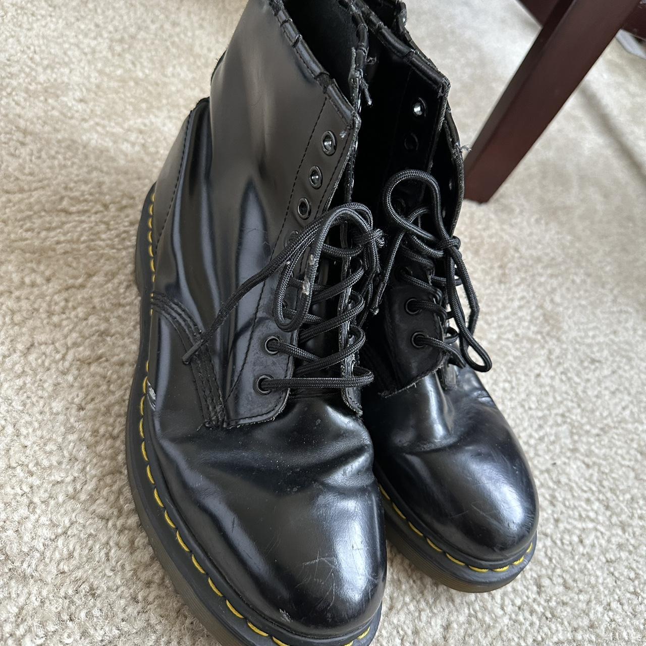 Doc martens boots Pretty beat up No soles Size... - Depop