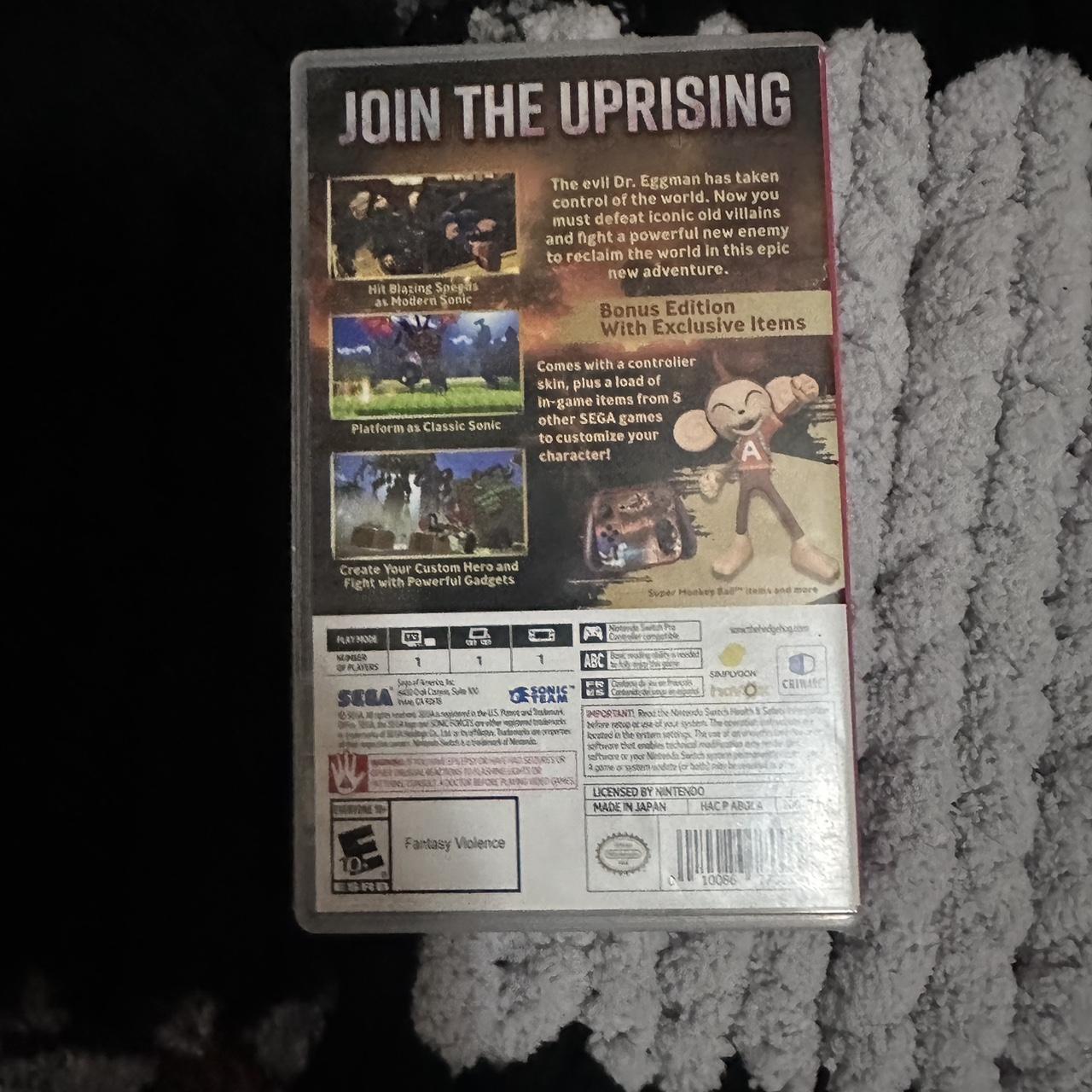 Sonic Forces Switch - Depop