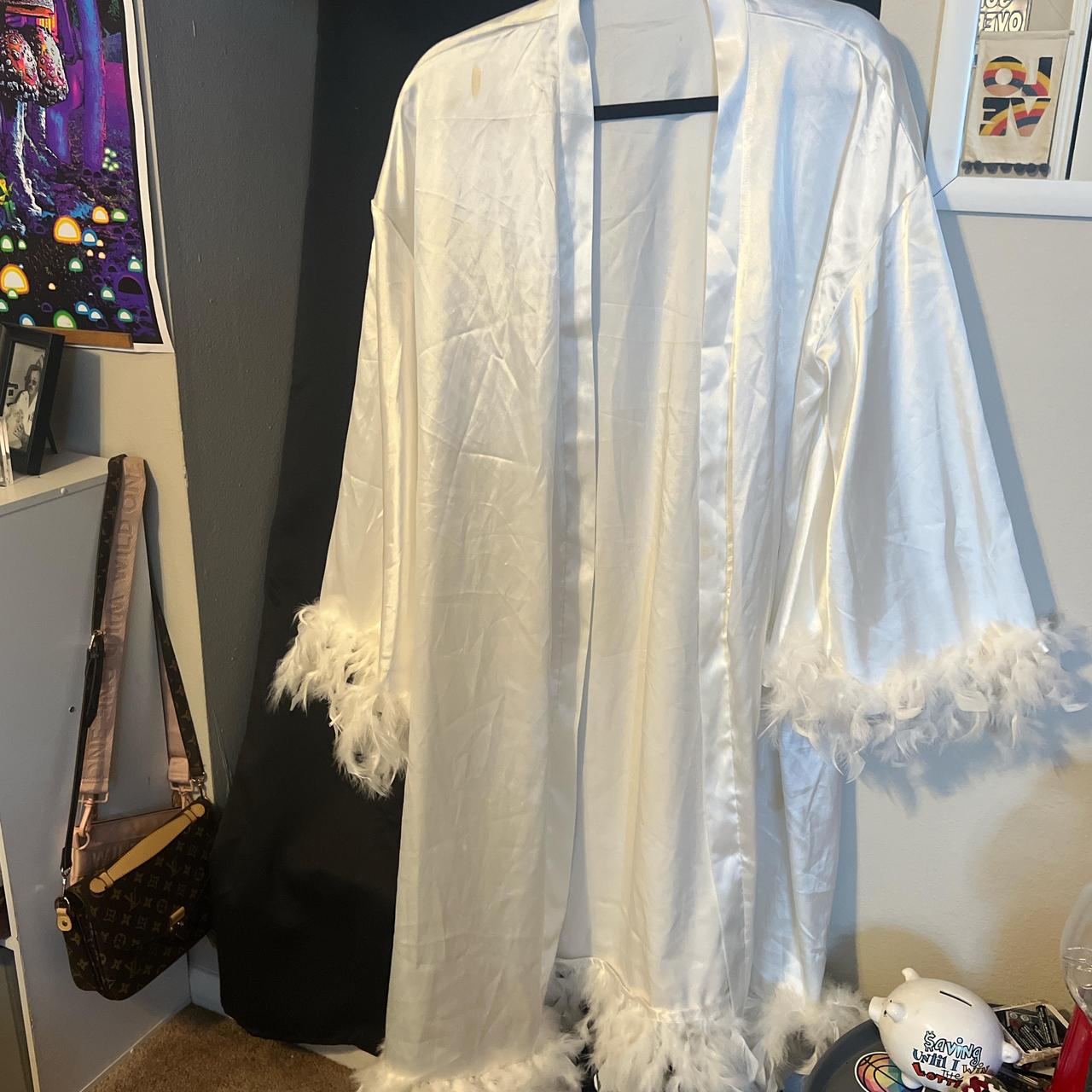 Bridal Robe💍 Only worn twice and does have a small... | Depop