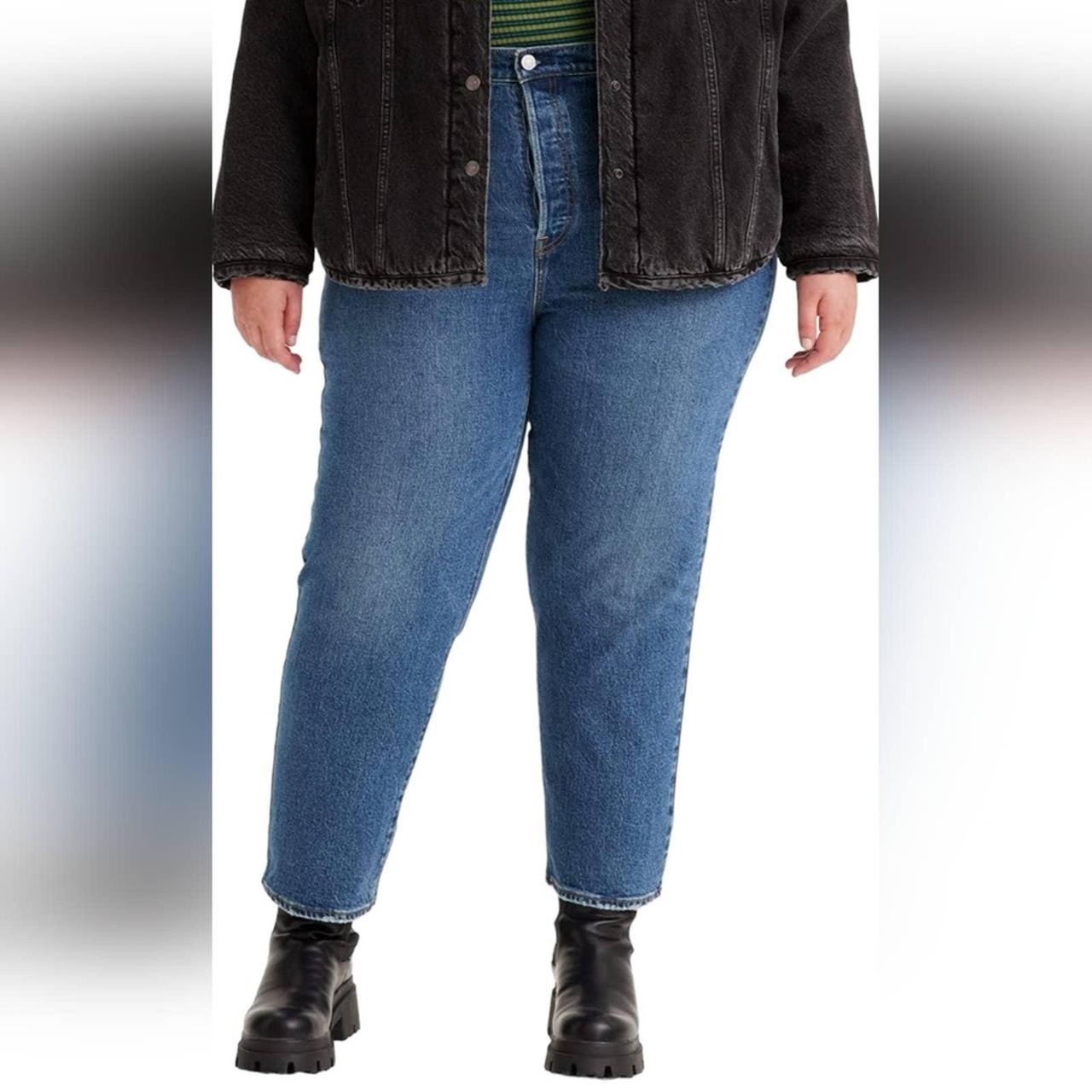 Premium Ribcage Ankle Straight PLus Sized Jeans from... - Depop