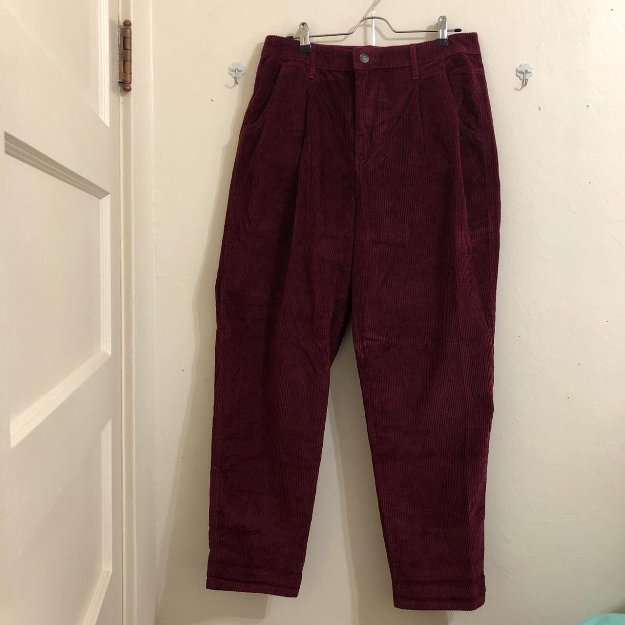 New without tags, red/maroon corduroy pants. Never... - Depop