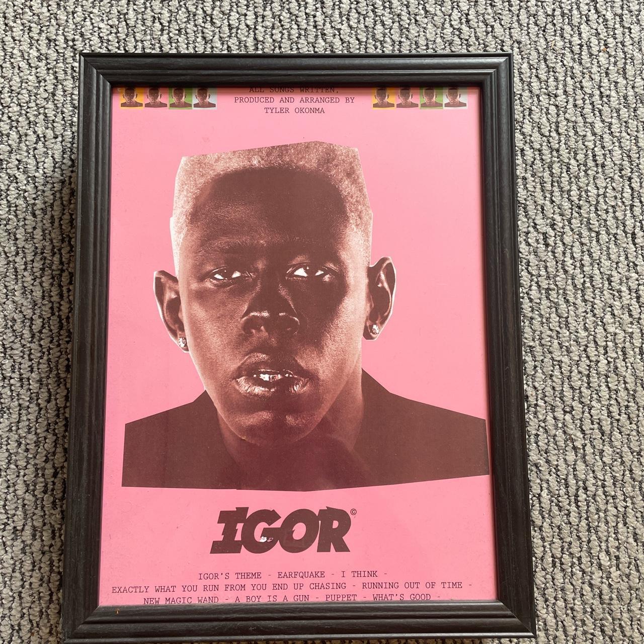 TYLER THE CREATOR IGOR FRAMED POSTER. READY TO HANG. - Depop