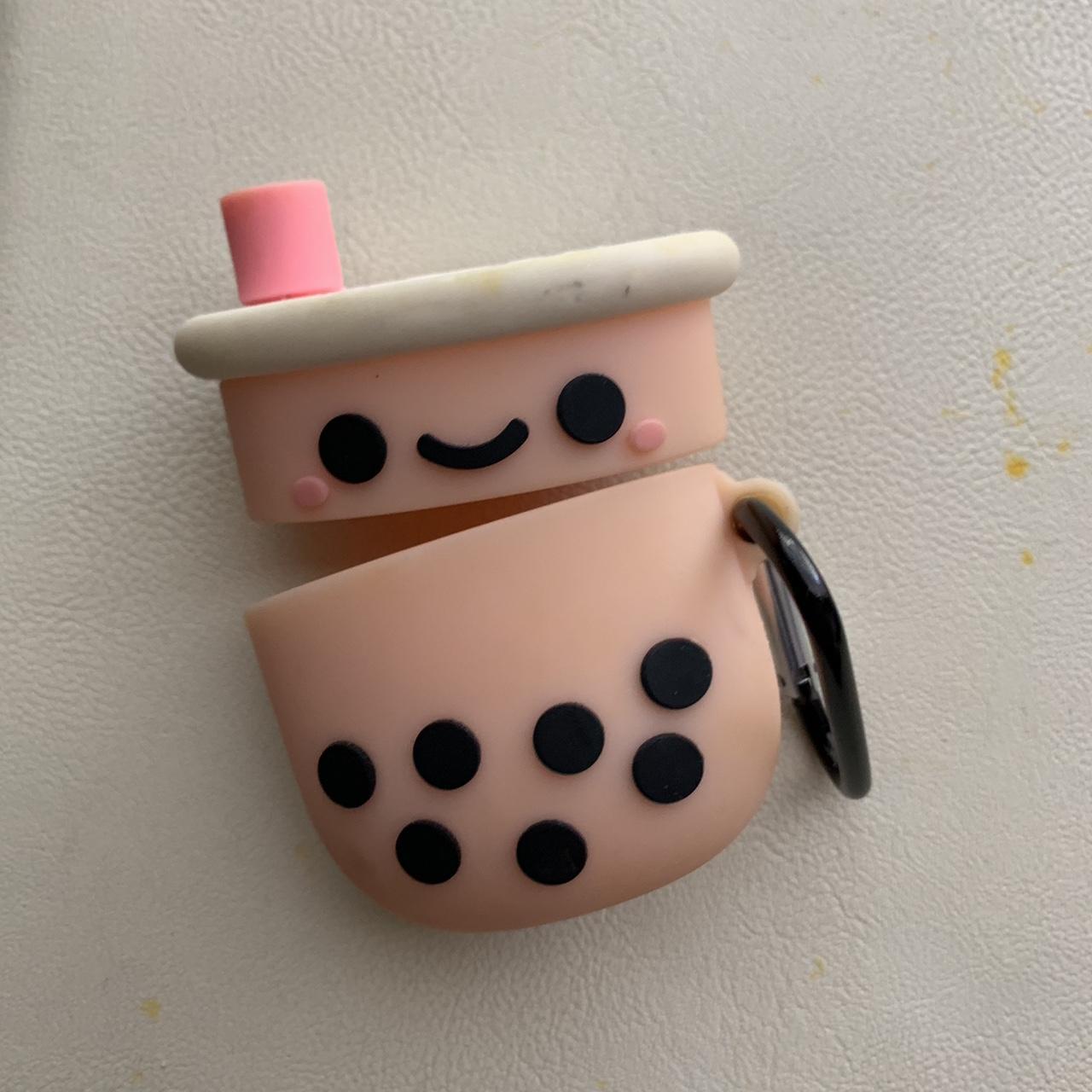 Cute AirPod bubble tea case! Has a few marks on it!boba - Depop