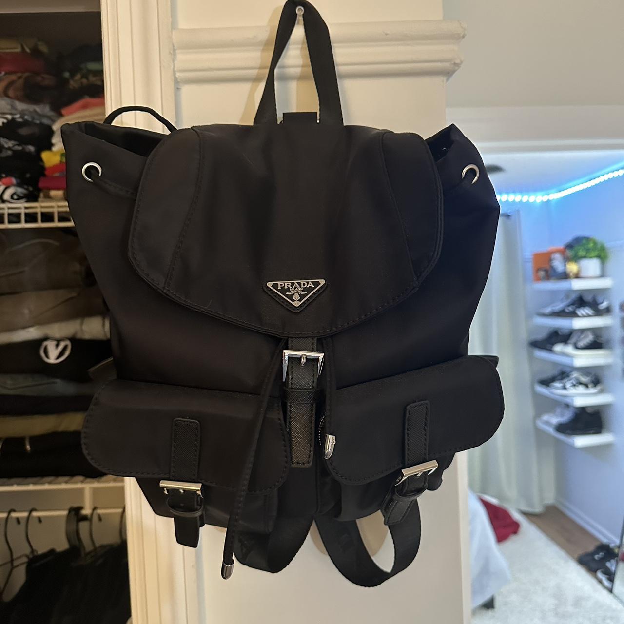 PRADA Womens Nylon Backpack Rucksack Super stylish... - Depop