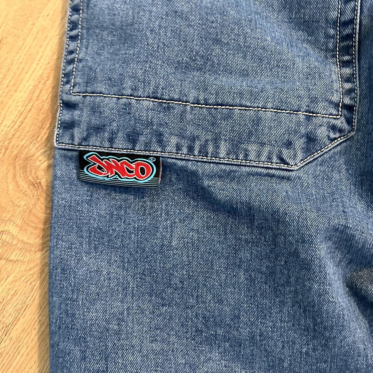 jnco jeans rollin 26’ dark stone - dope jeans fit... - Depop