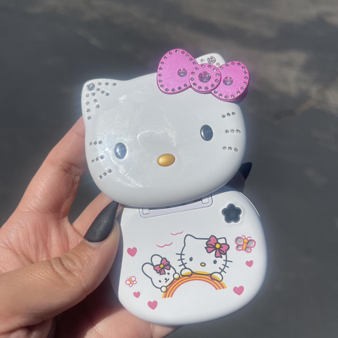 Hello Kitty Flip phone #Hellokitty... - Depop