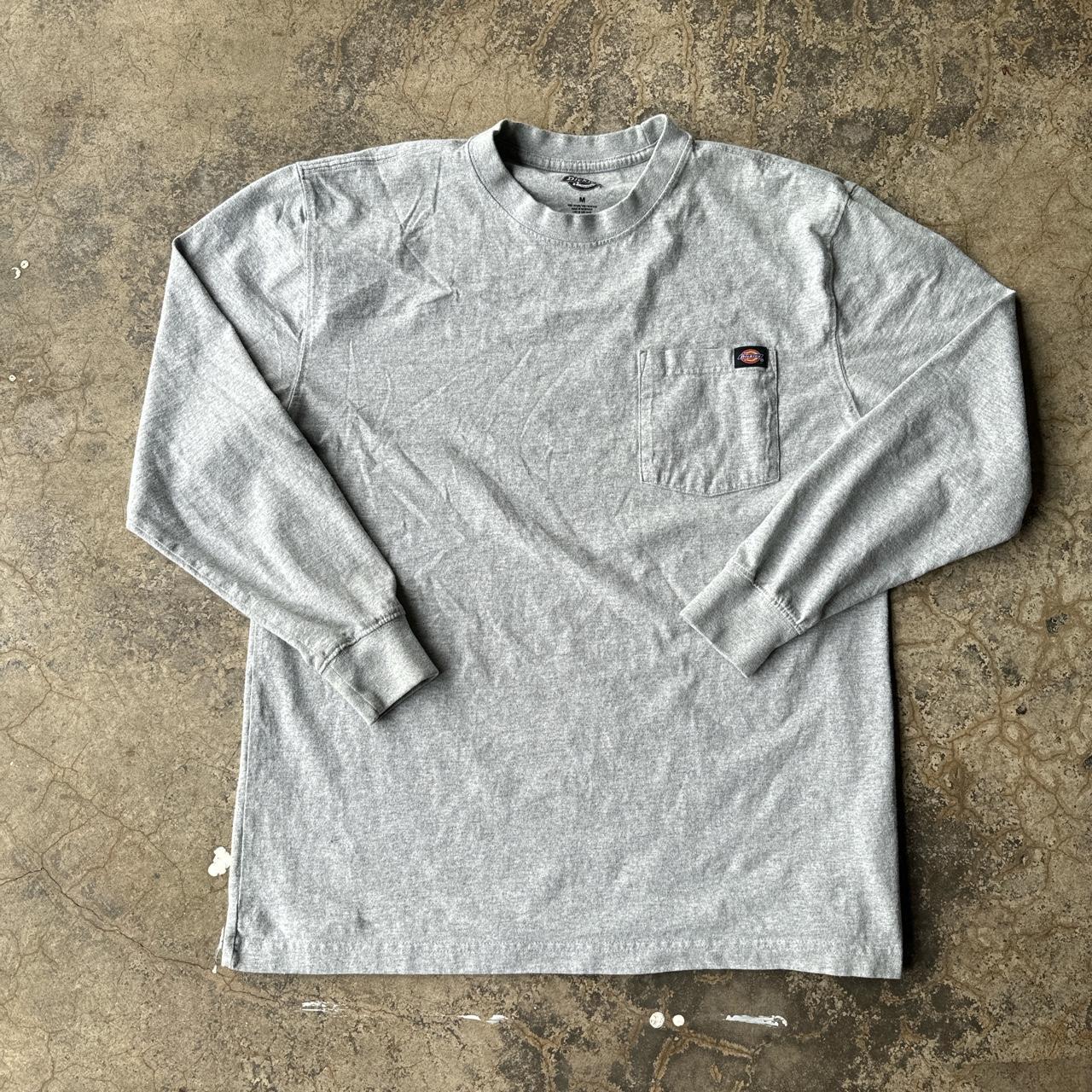 grey dickies longsleeve size M, could use for... - Depop