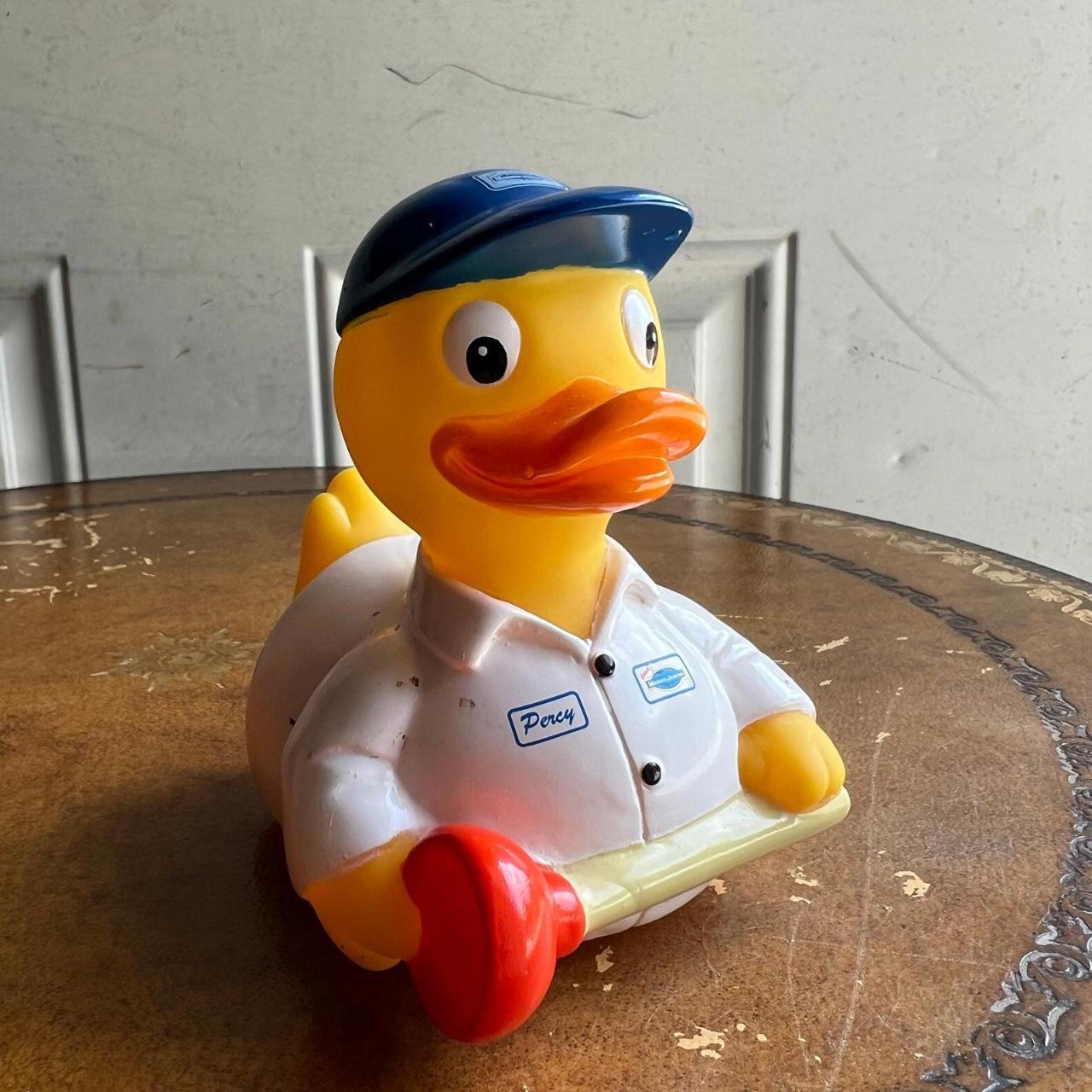 Percy the plumber rubber duck Good preowned... - Depop