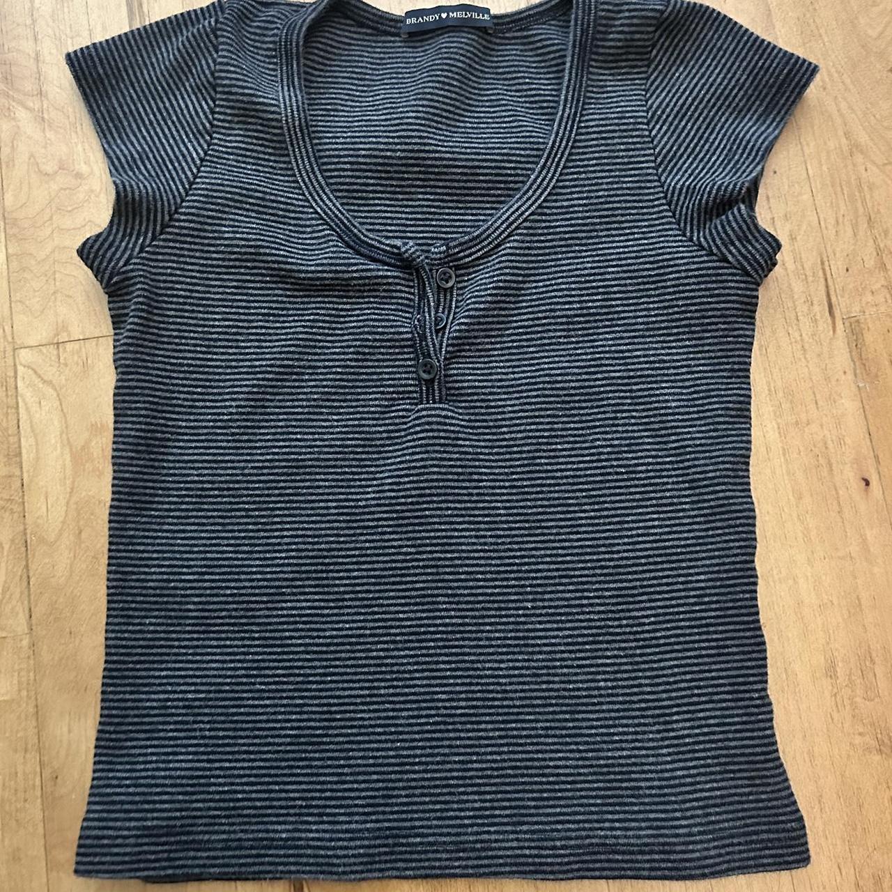 striped brandy top - Depop