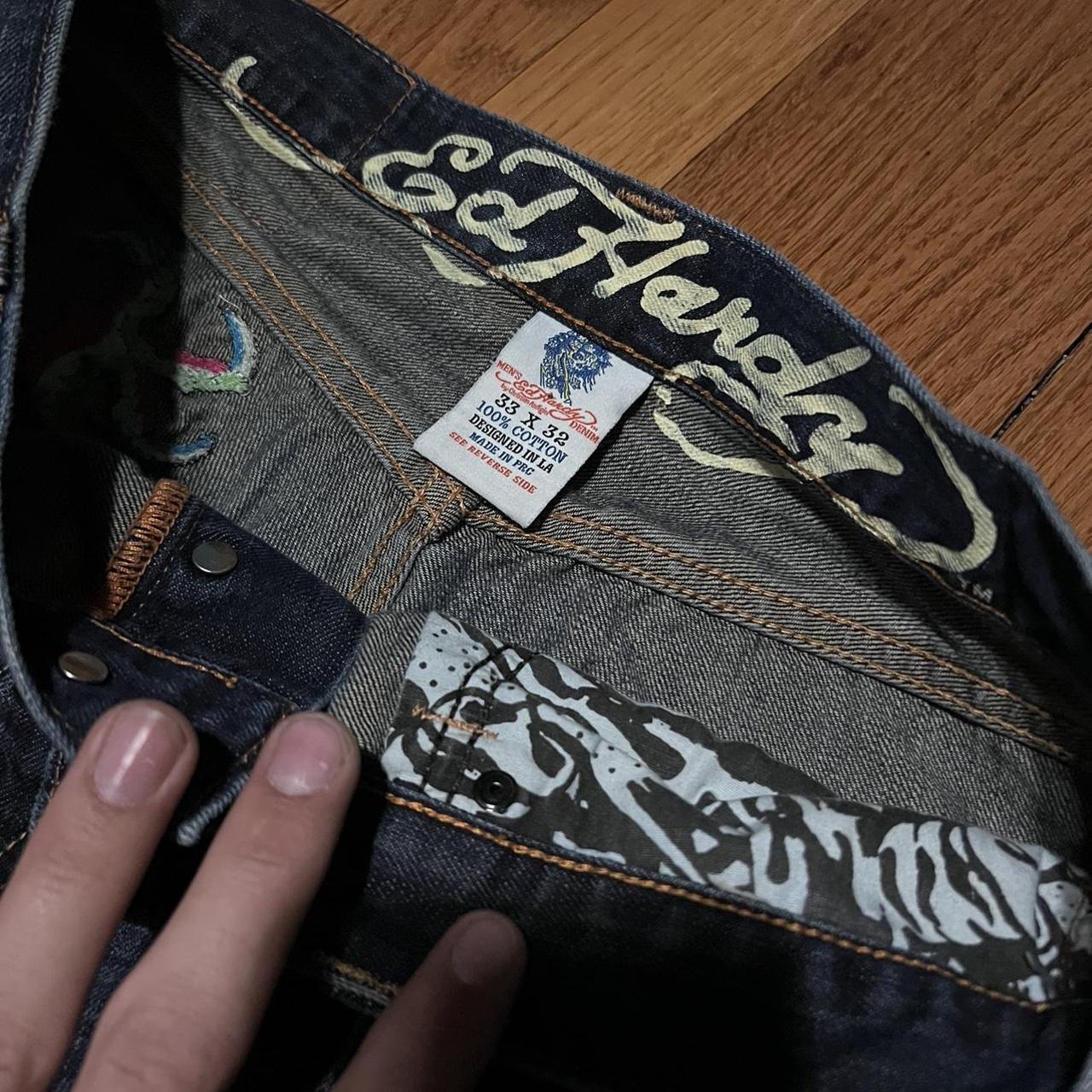 Ed Hardy Rare Dragon Jeans #Rare #EdHardy #Emo... - Depop