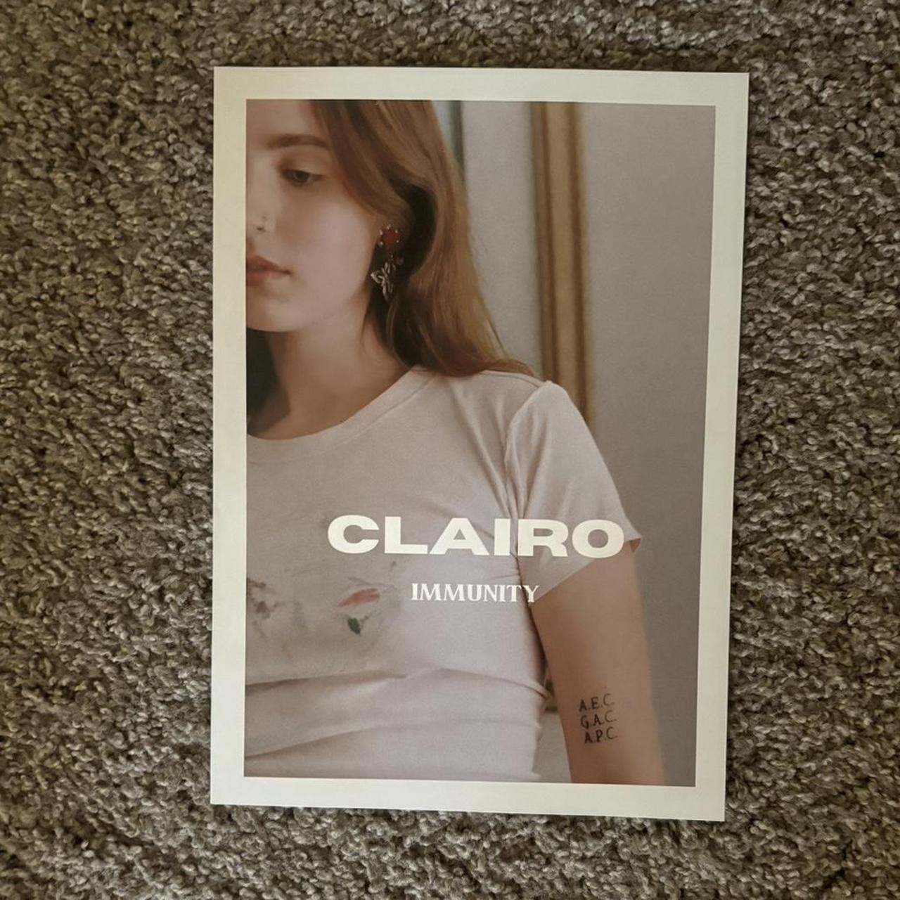 Clairo Immunity album poster - beige #music #album... | Depop