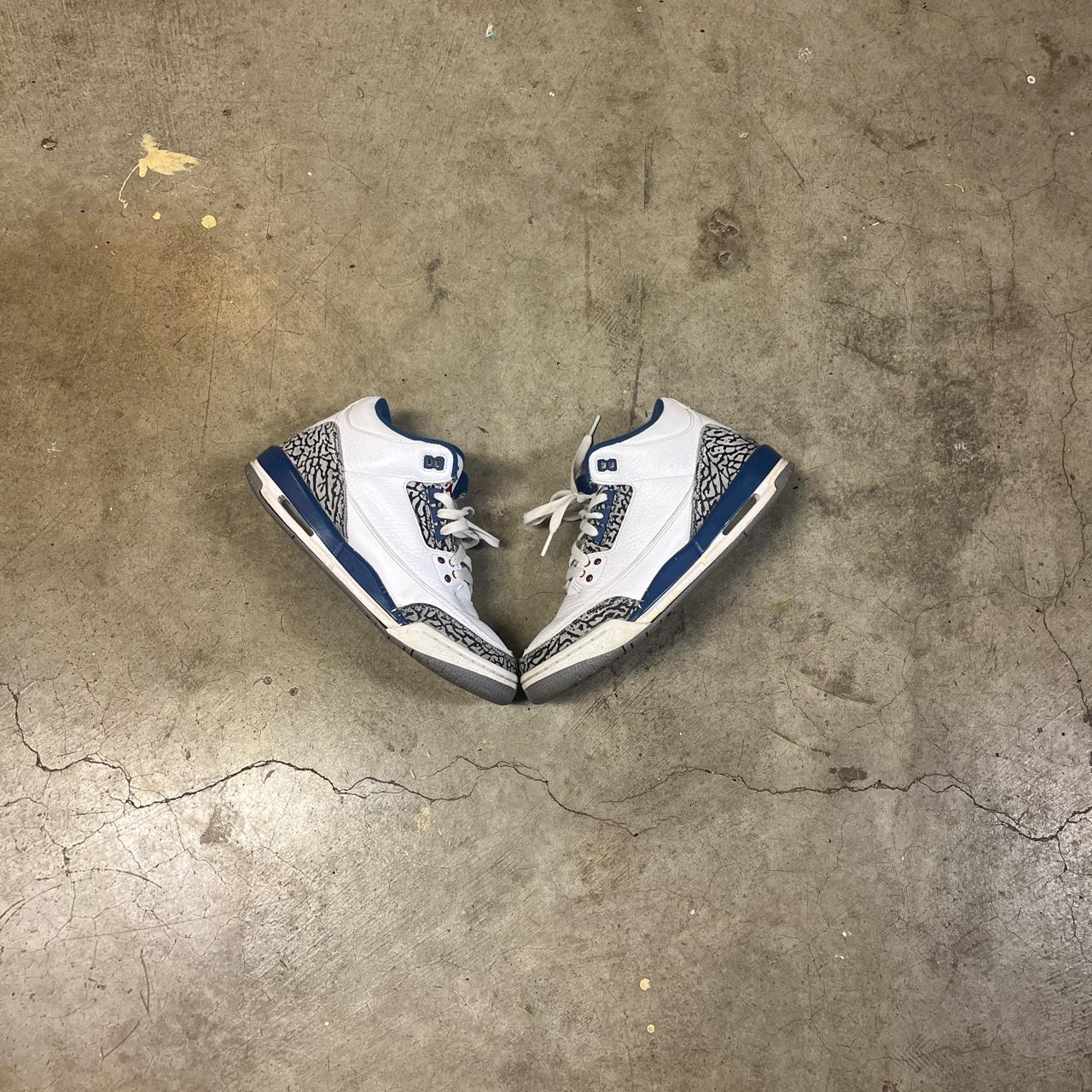 Jordan 3 royal blue men’s 6.5y women’s 8-8.5 - Depop