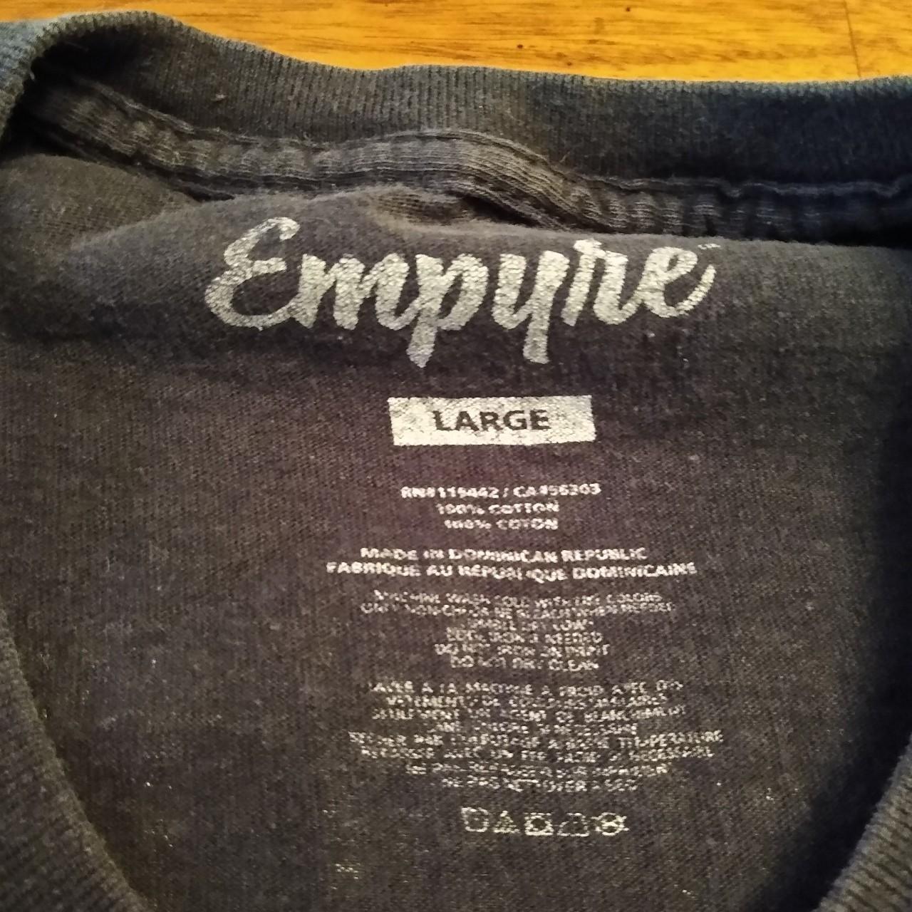 Empyre Skulls and Rose Black Tee size Large. ... - Depop