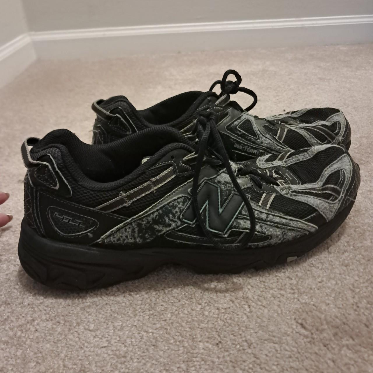 New Balance 411 All Terrain Running Shoes. Black and... - Depop