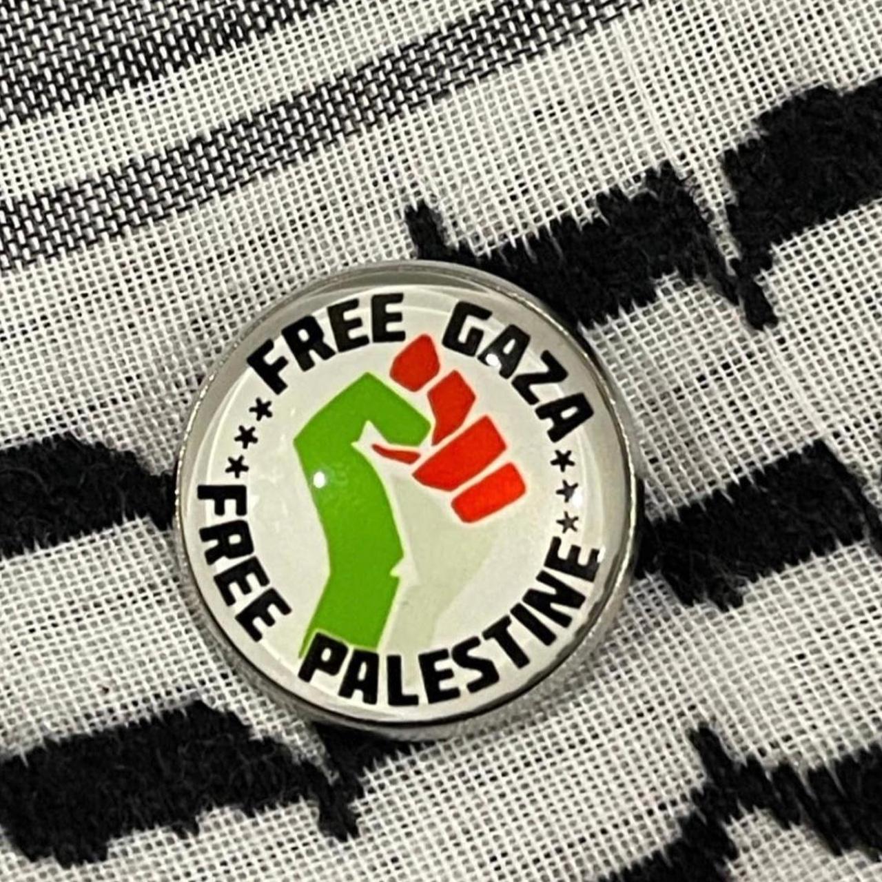 New | Free Gaza Mini Button Pin #palestine #pin... - Depop