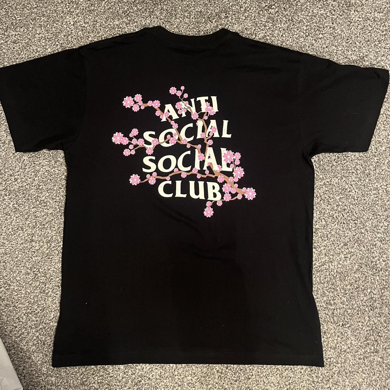 Anti social social club 🌸 T-shirt 👕 Goes... - Depop