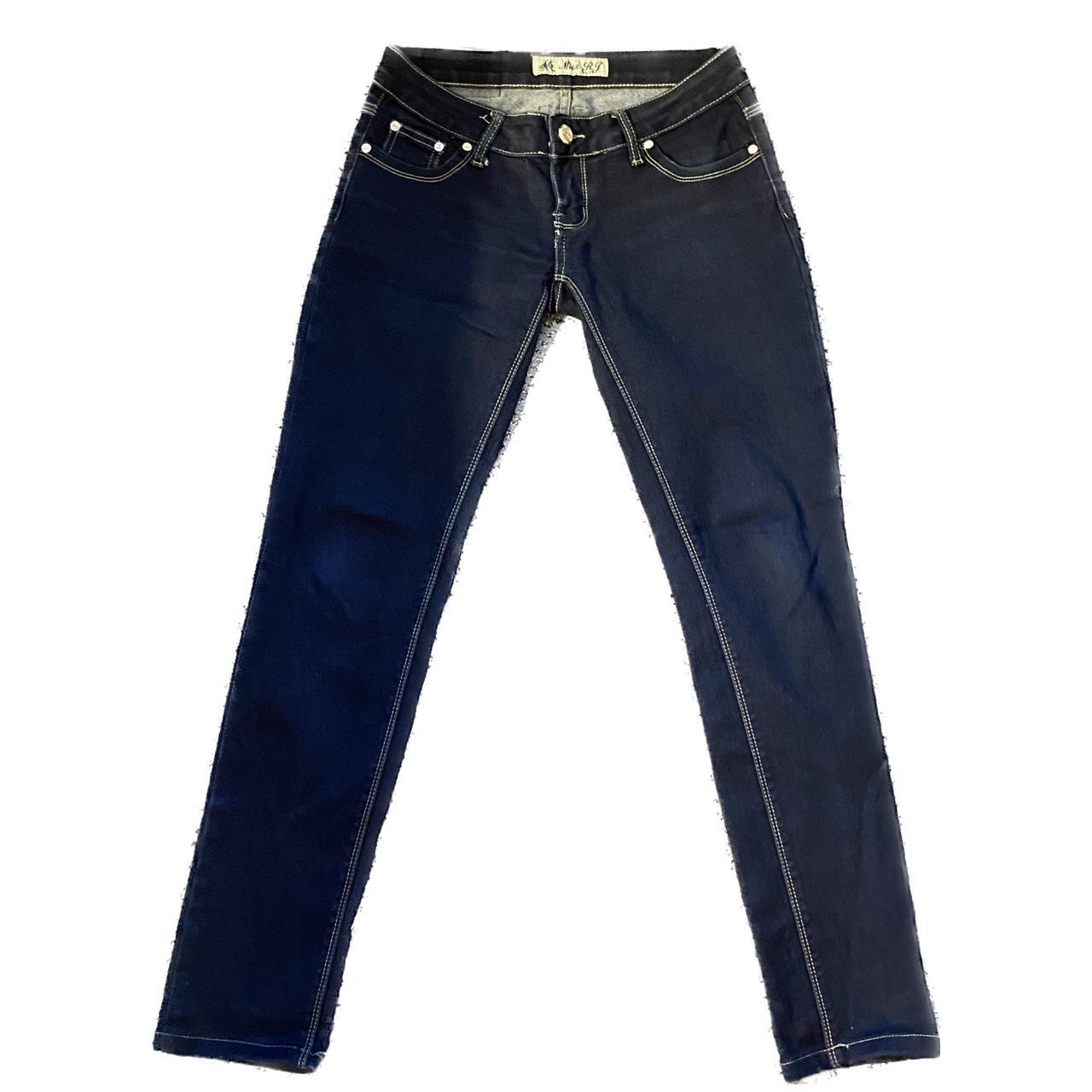 low rise jeans, 00s/ 90s 13.8 inch/ 34 cm waist... - Depop