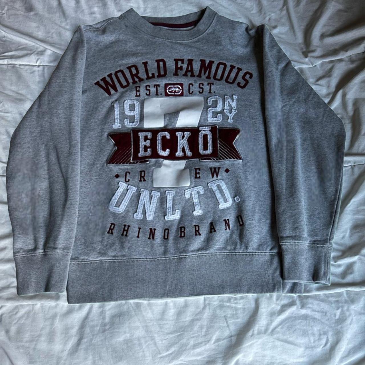 trying to get off my hands - grey eckō sweater -... - Depop