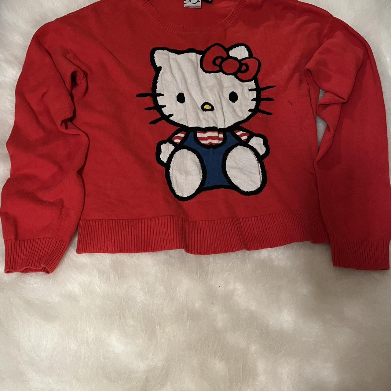 Hello kitty red long sleeve shirt - Depop