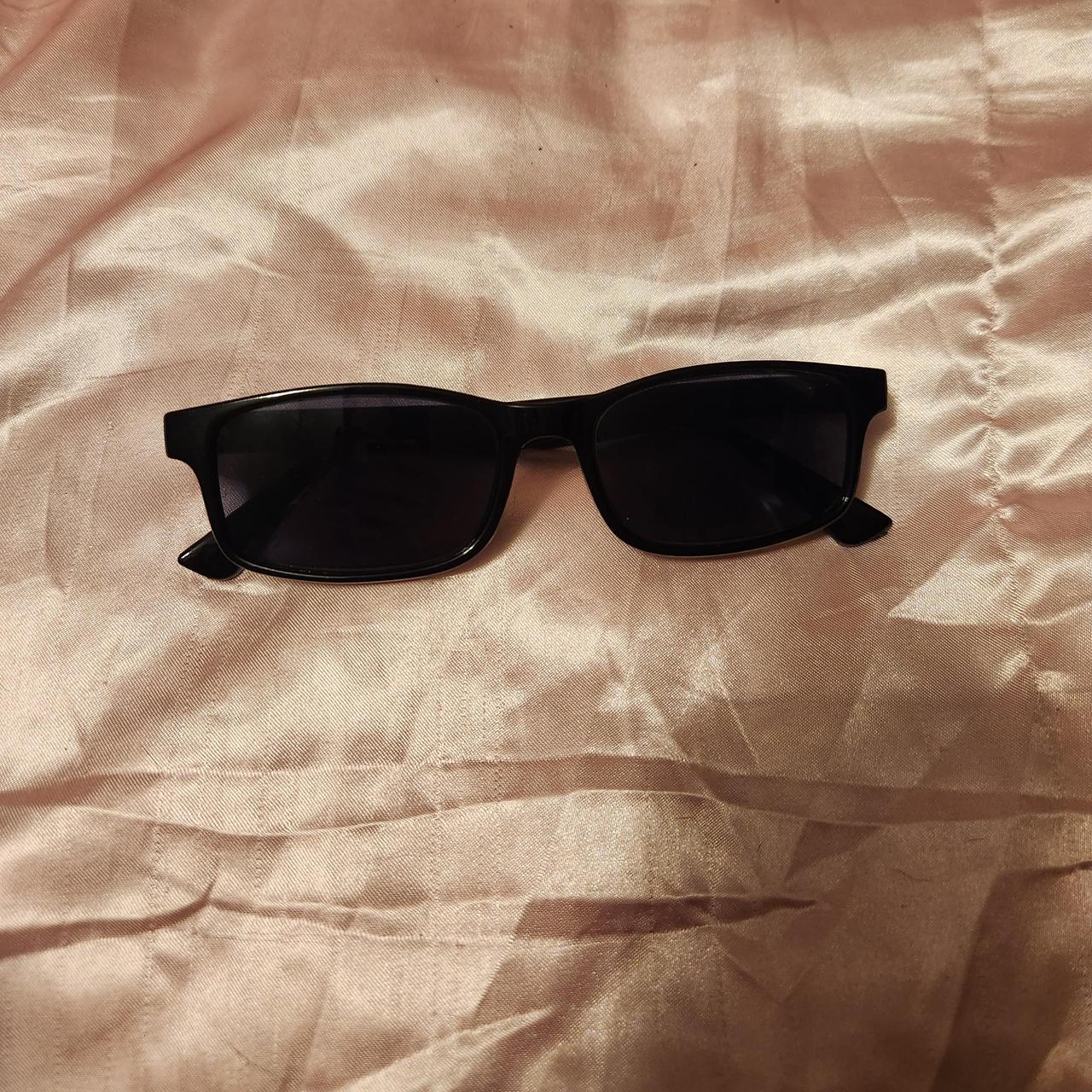 Small black sun glasses, never used! - Depop