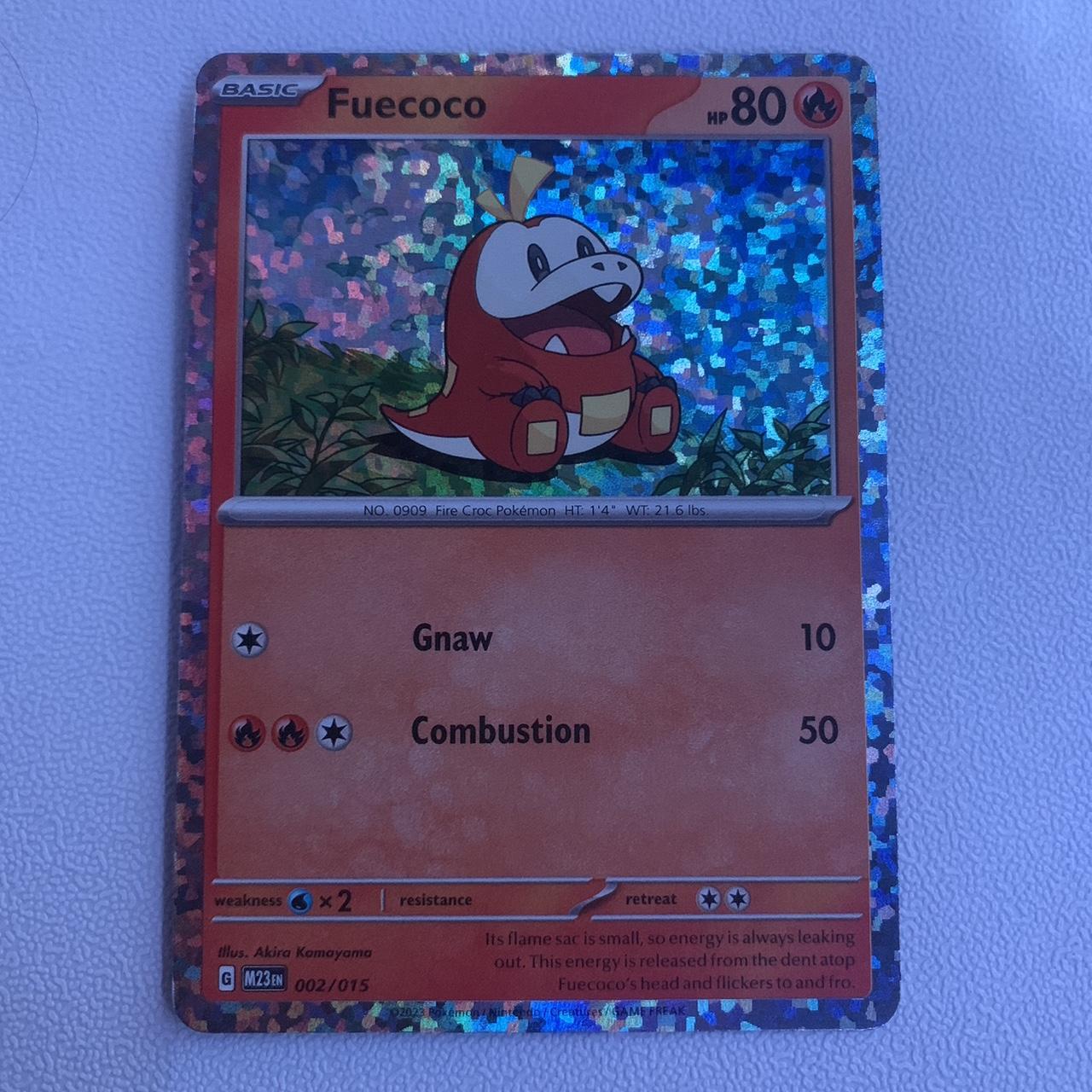 McDonald’s 2023 Fuecoco Pokemon Card Holo Rare in... - Depop