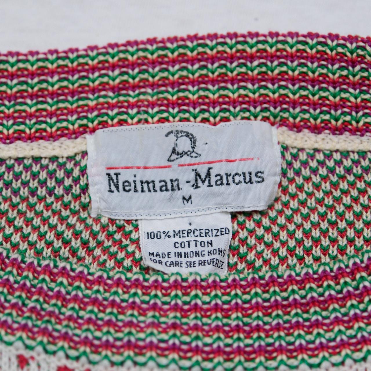 Mens Neiman-Marcus medium knit sweater - Depop