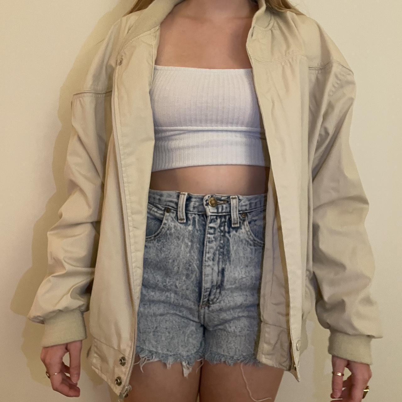Women's Cream Jacket | Depop