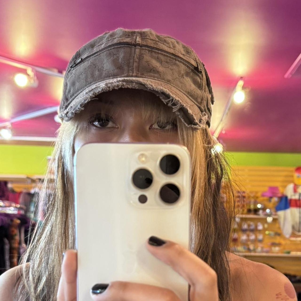 Grunge Y2K Roxy hat with Velcro strap #grunge #y2k... | Depop