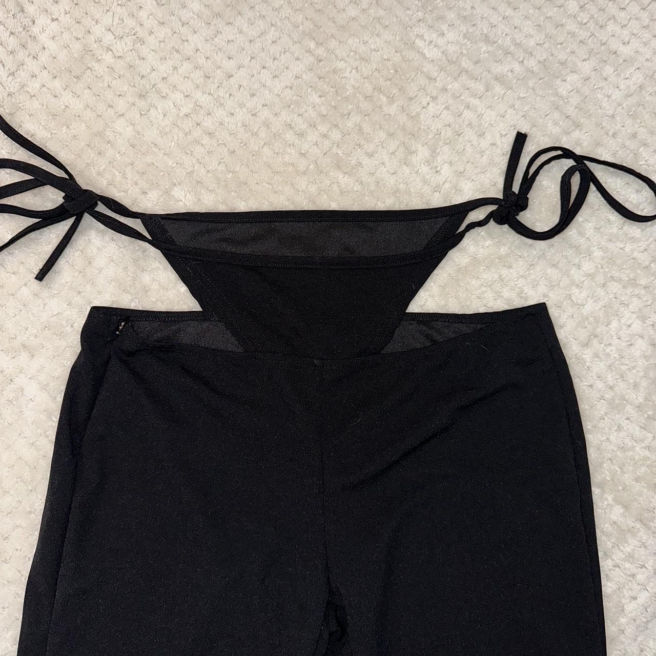 adorable g string/ bikini pants flare at the bottom... - Depop