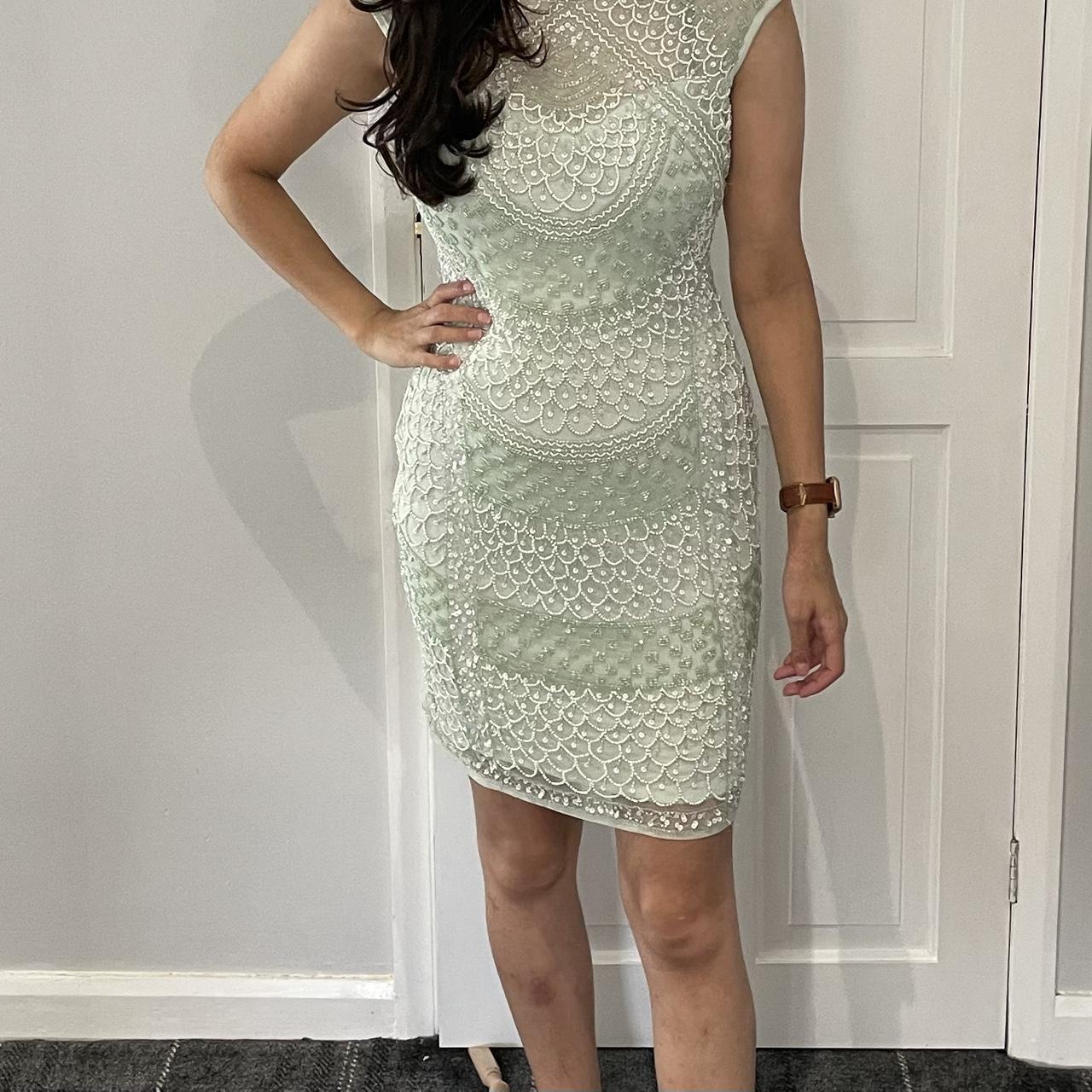 Beaded, dainty dress, perfect for special... - Depop