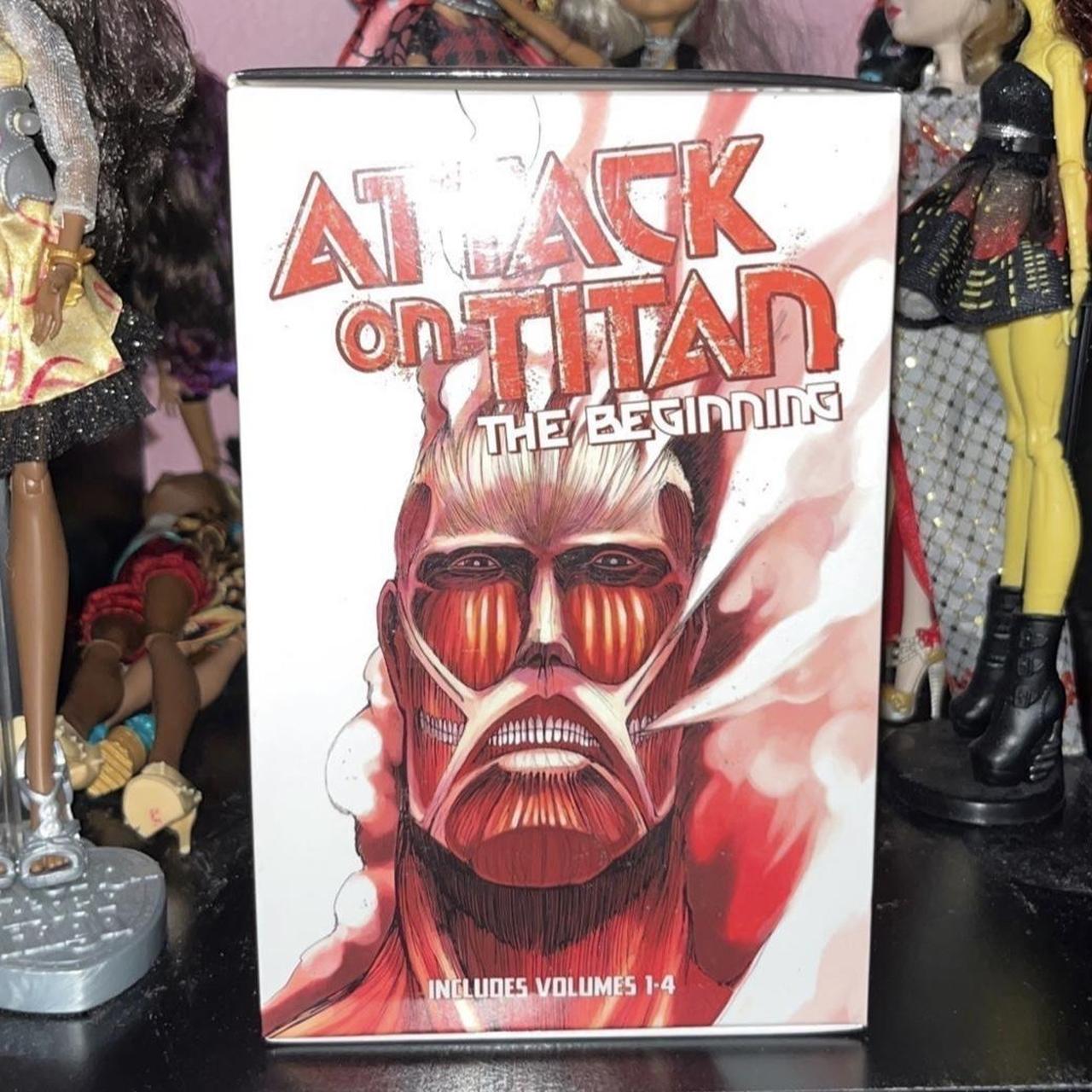 attack on titan manga box set plus other manga... - Depop