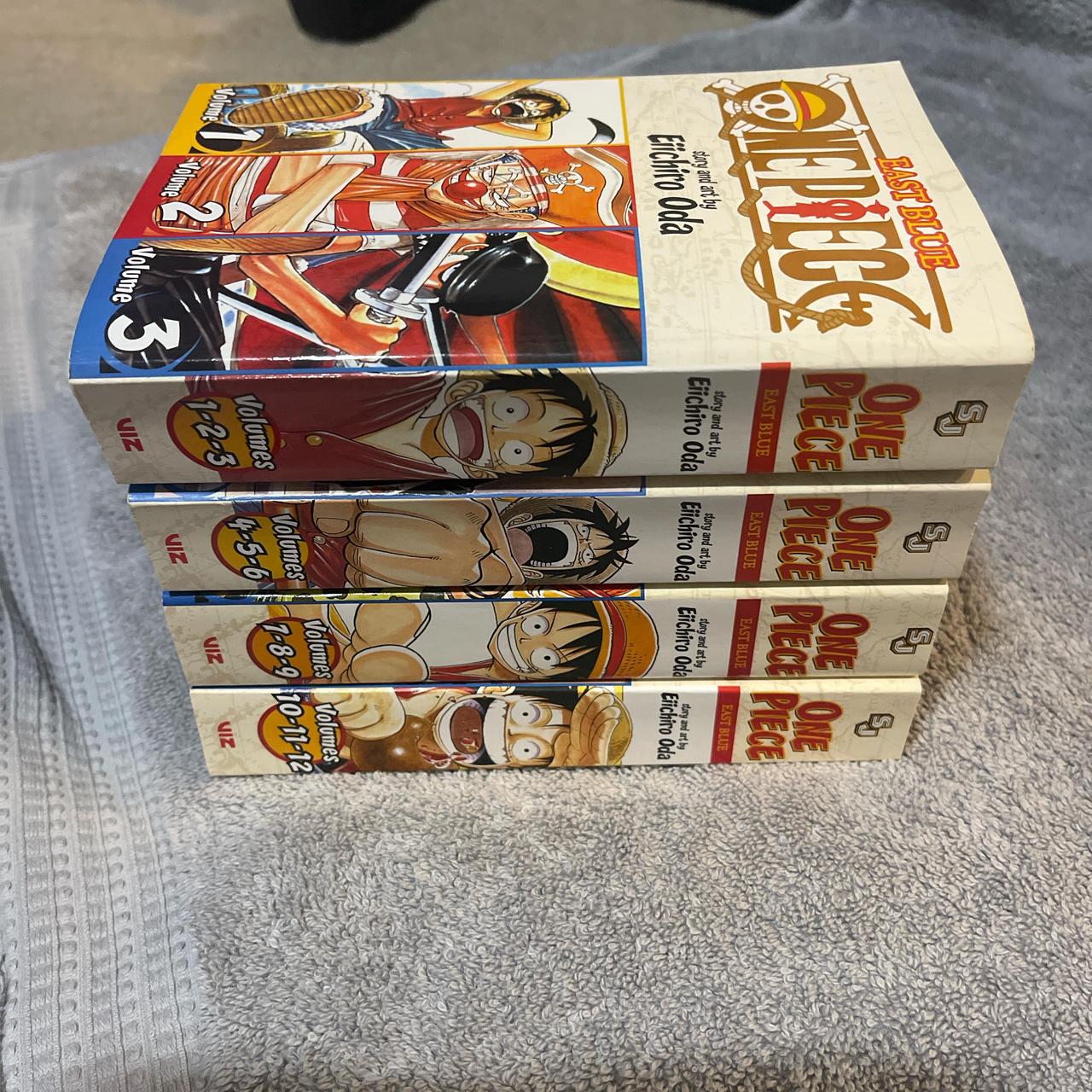 One Piece manga volumes 1-12 3-in-1 #onepiece... - Depop