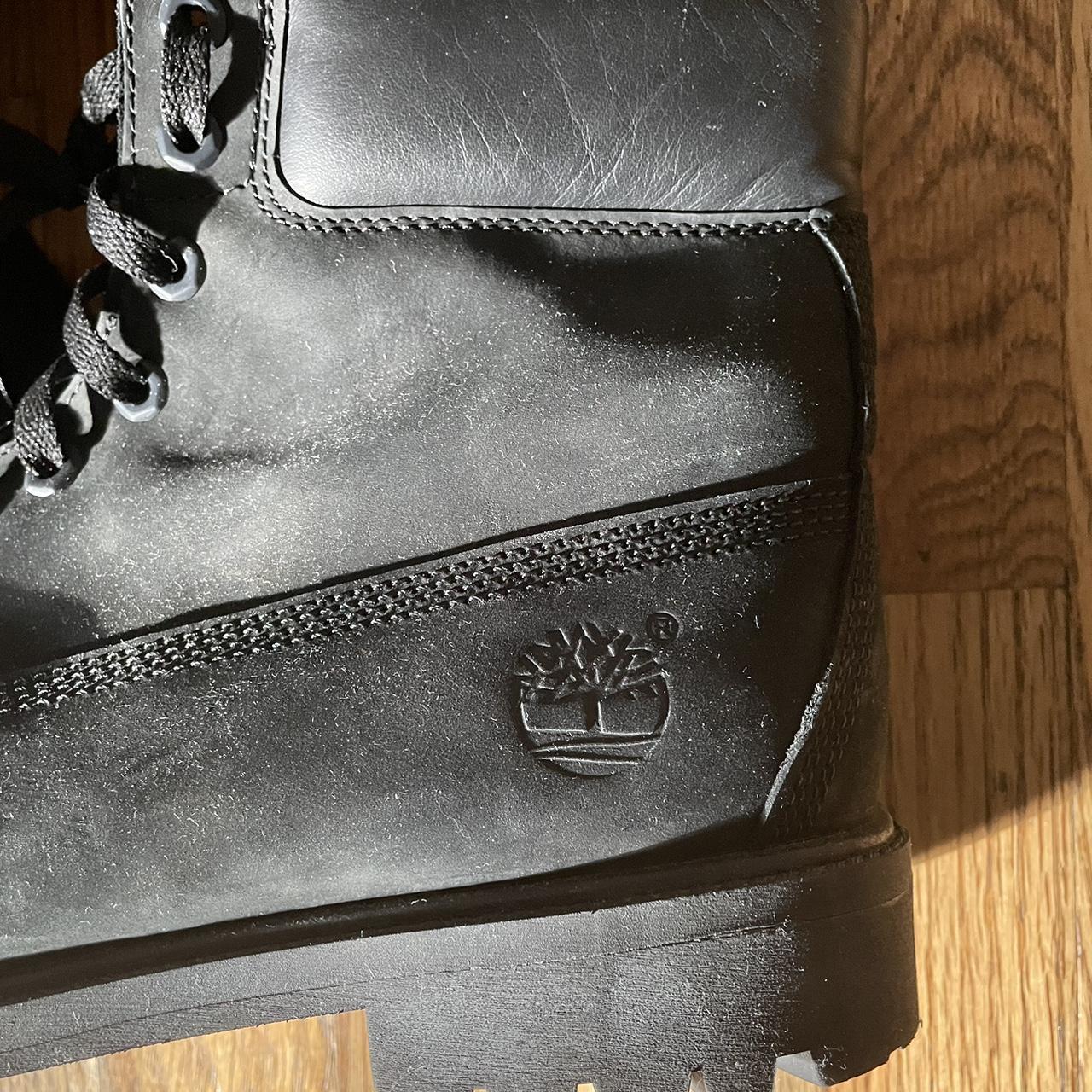 Black Timberland Boots - Depop