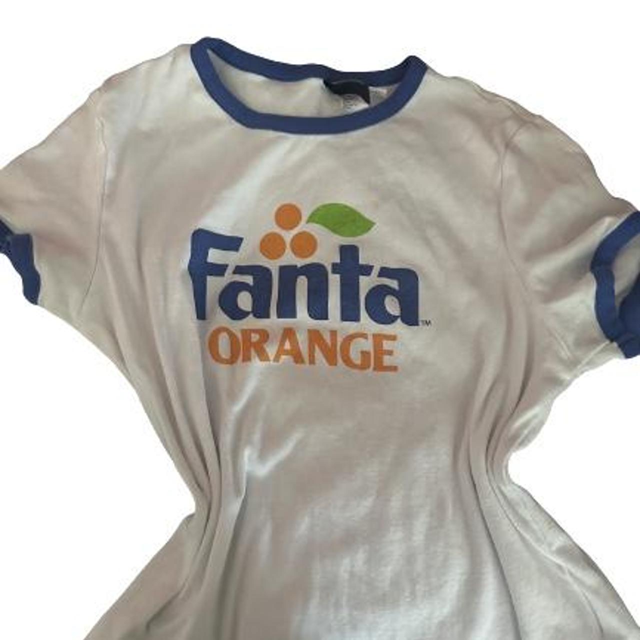 fanta baby tee #babytee #y2k - Depop