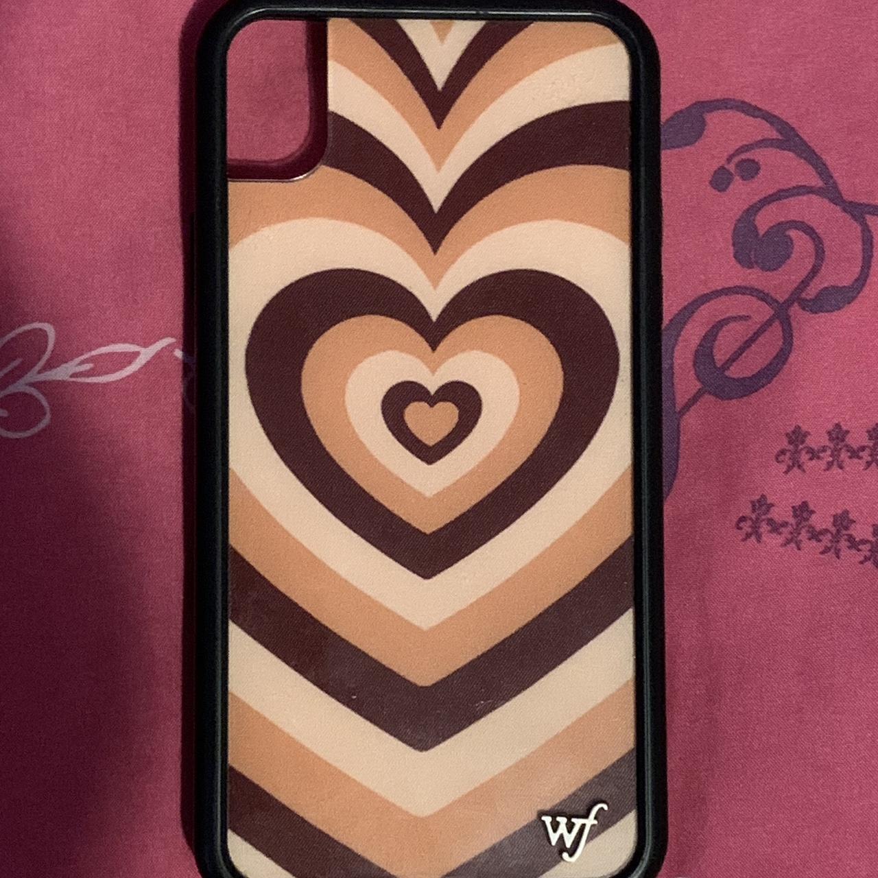 iphone xr wildflower case in latte love. this item... - Depop